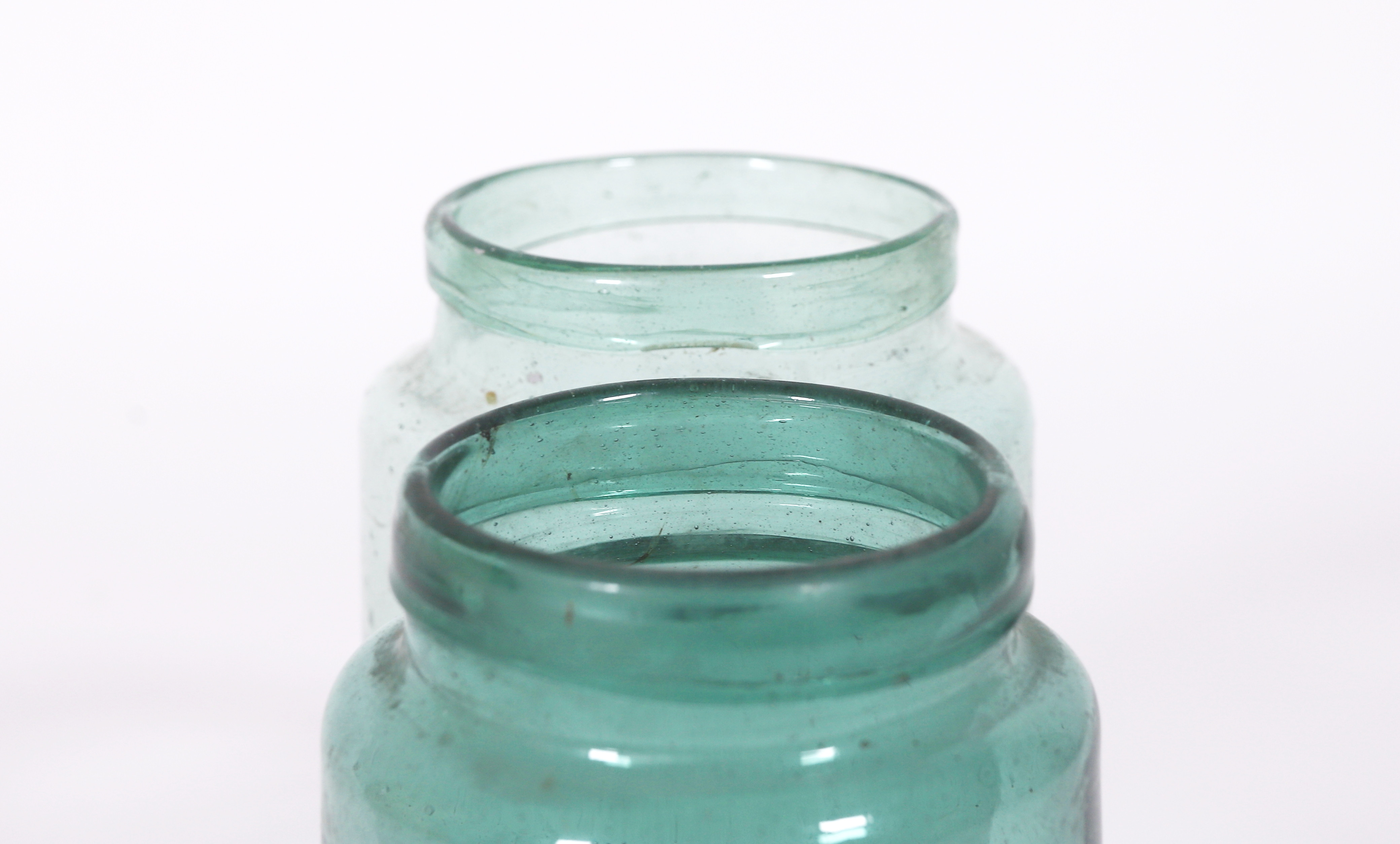 Images for 2417601. PAIR OF BLOWN GLASS CANS. EARLY XIX CENTURY ...