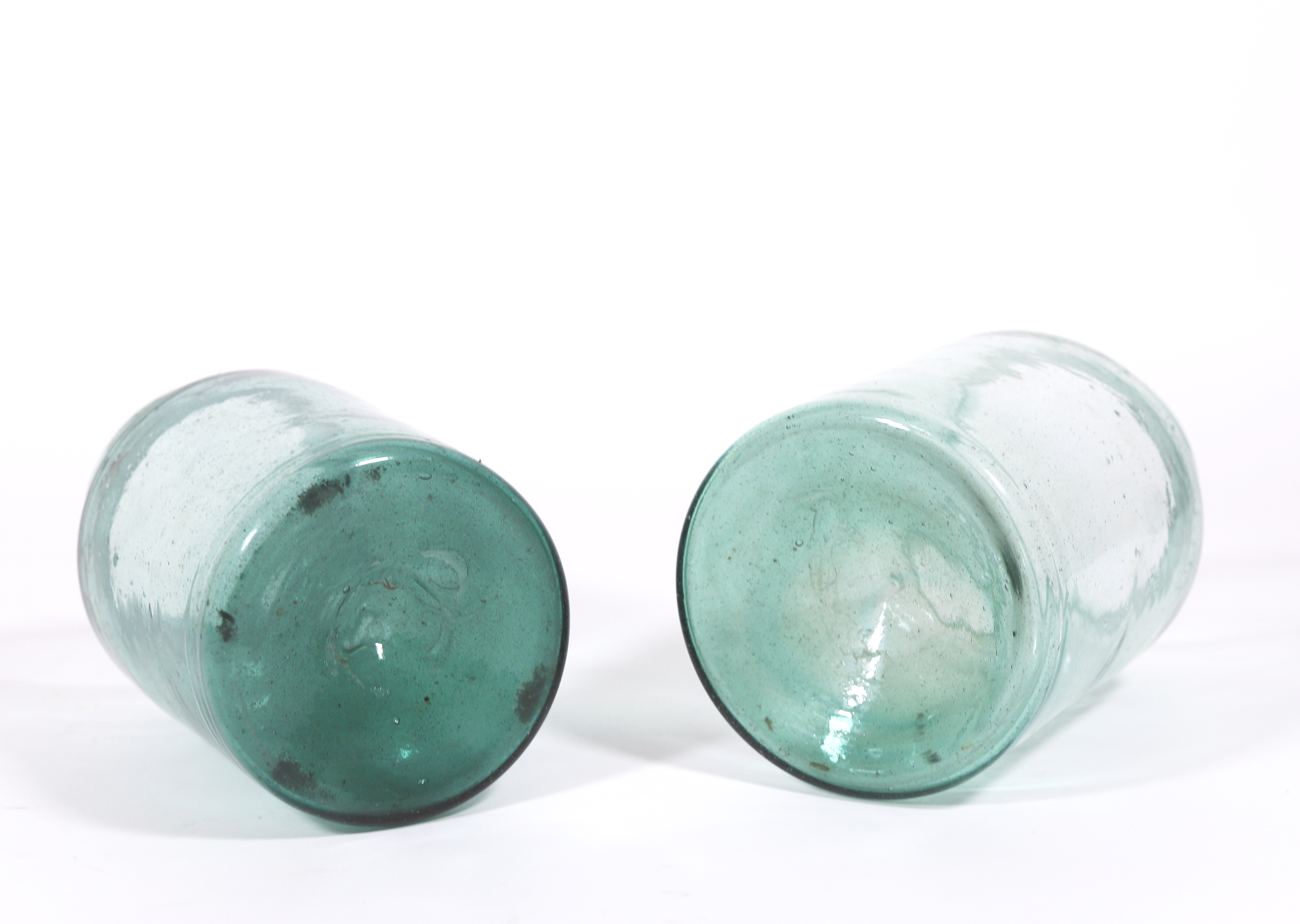 Images for 2417601. PAIR OF BLOWN GLASS CANS. EARLY XIX CENTURY ...