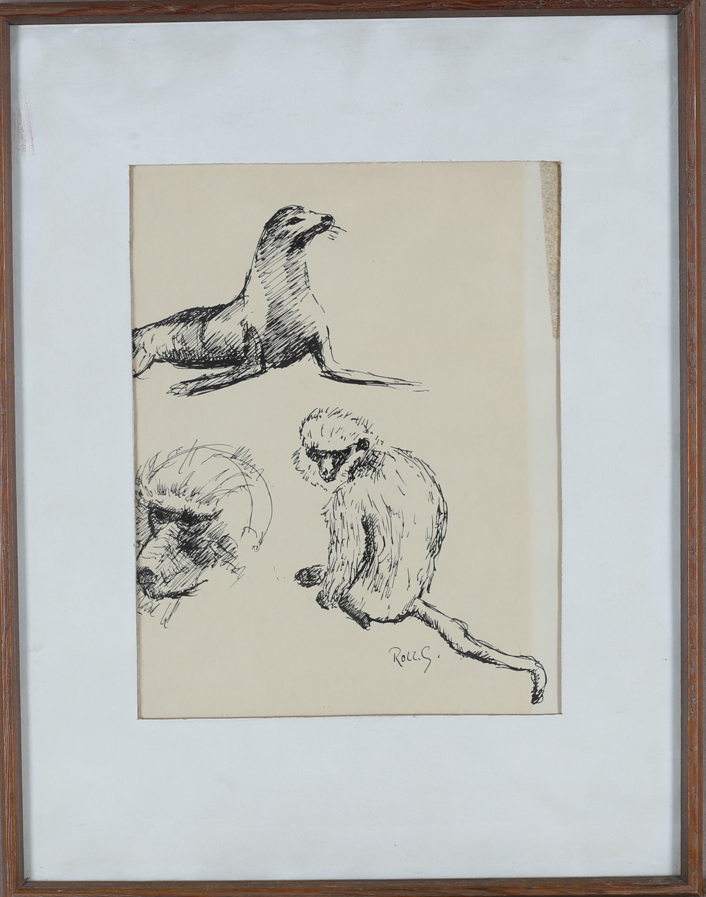 Images for 2417642. ALBERT EMIL ROLL SÖRENSEN. Gable/animal motif, 2 ...