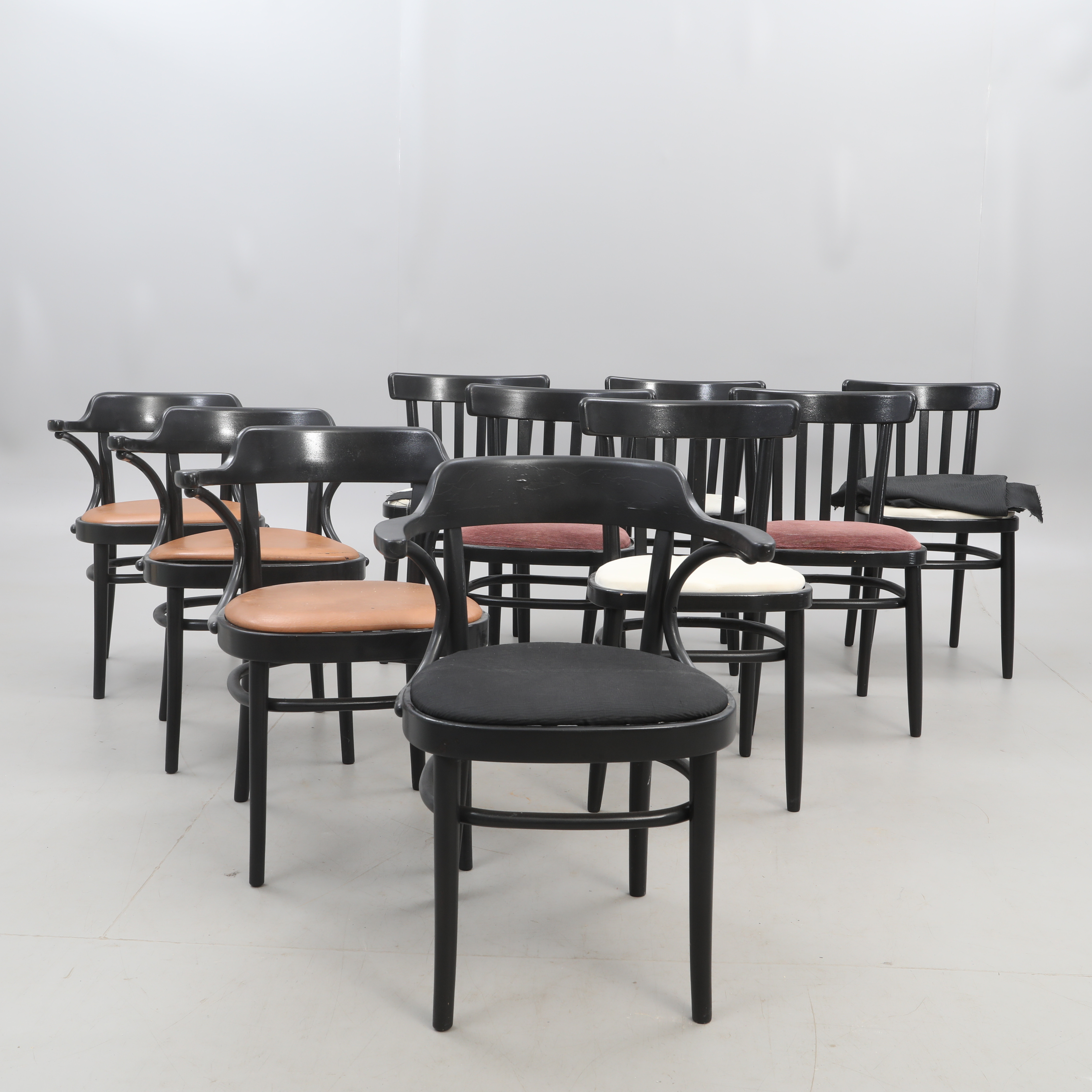 Images for 2418003. 10 CHAIRS, GEMLA, 4 "Cattelin", Axel Kandell ...