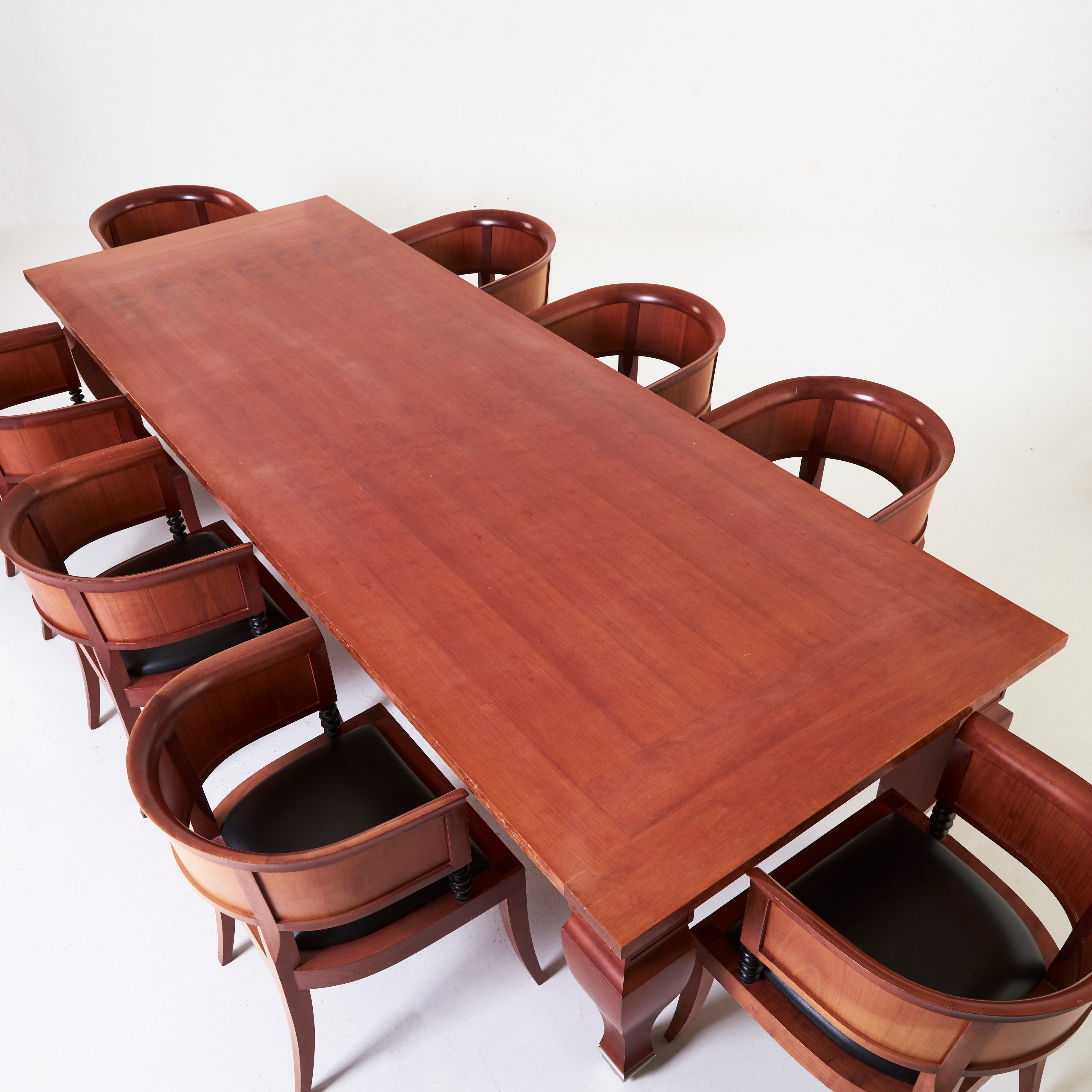 Bilder zu 2418383. LÈON KRIER (geb. 1946), Esstisch "Mensa Magna", 8 ...