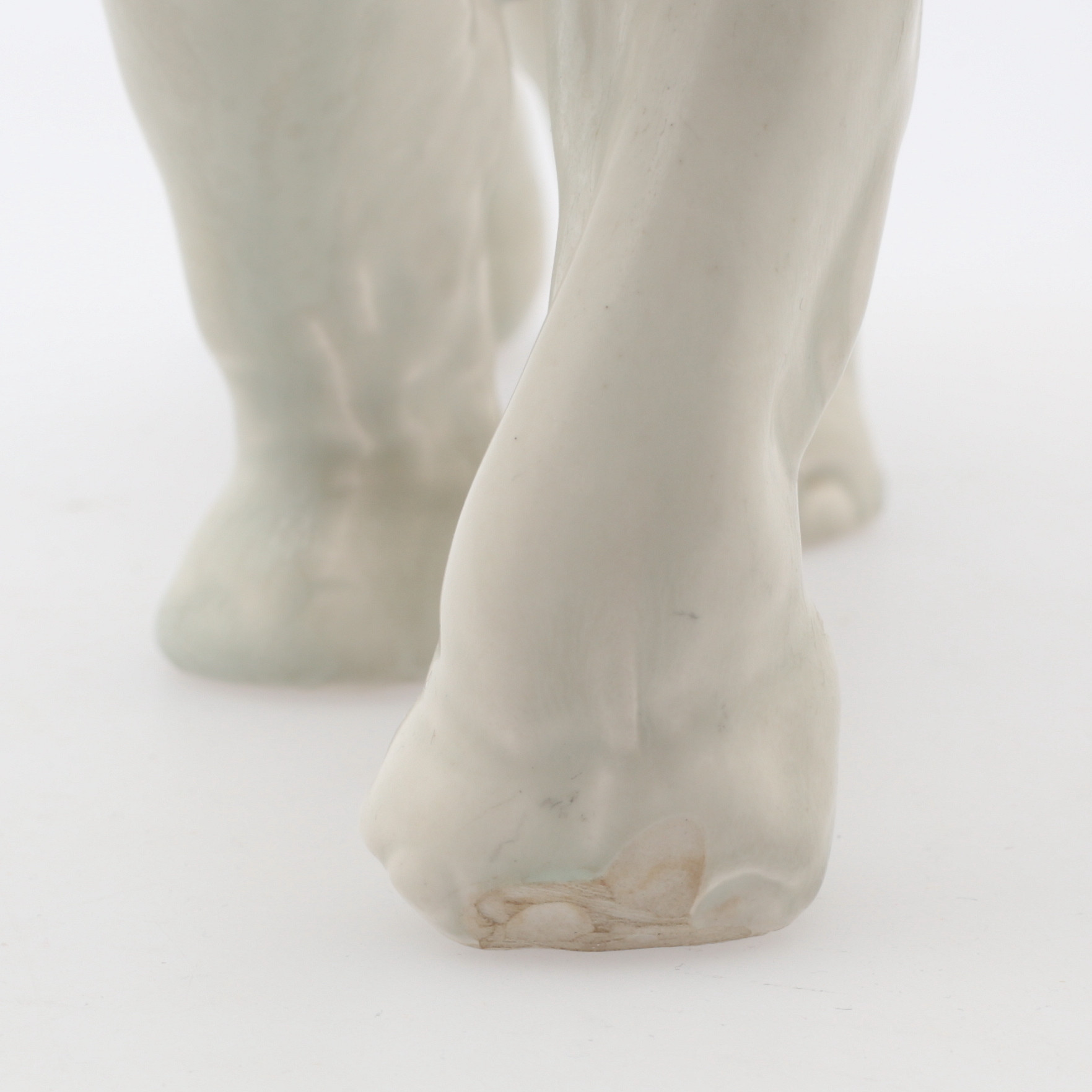Images for 2418534. CERAMICS, 3 parts, glazed figures in the form of ...