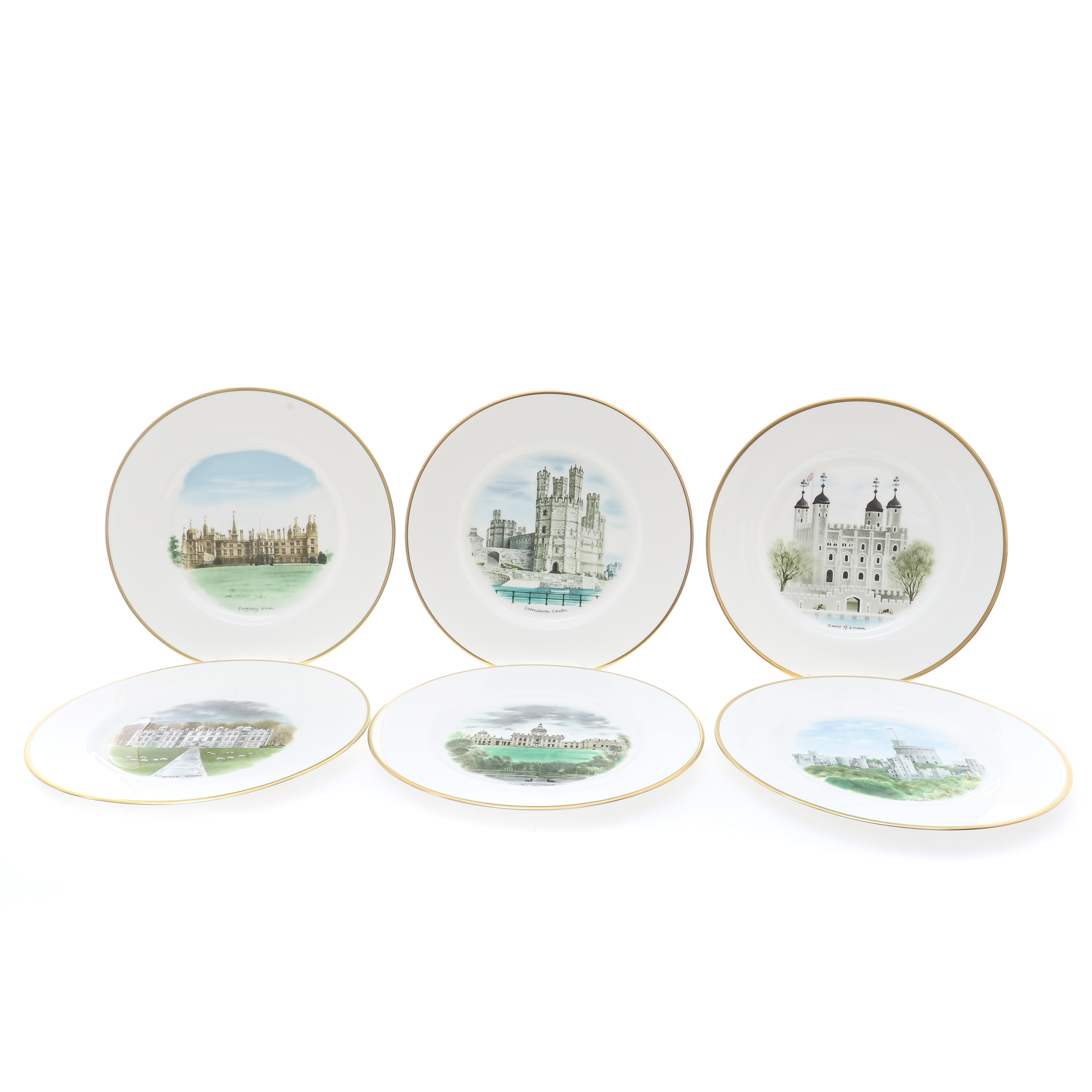 Images for 2420379. SIX WEDGWOOD CASTLES AND COUNTRY HOUSES PLATES BY ...