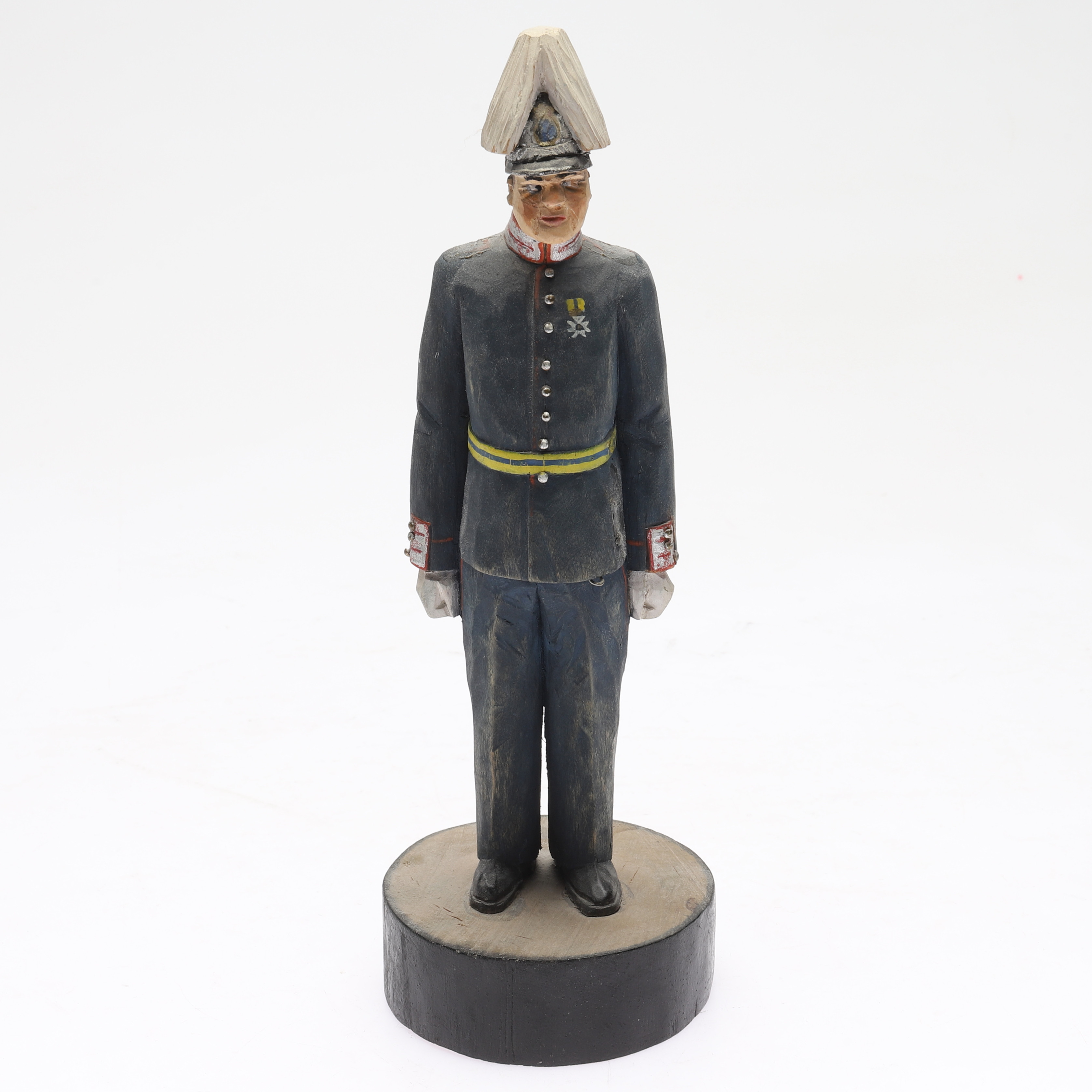 Images for 2420616. AXEL ERICSON. Sculpture, wood, "Officer, King. Göte ...