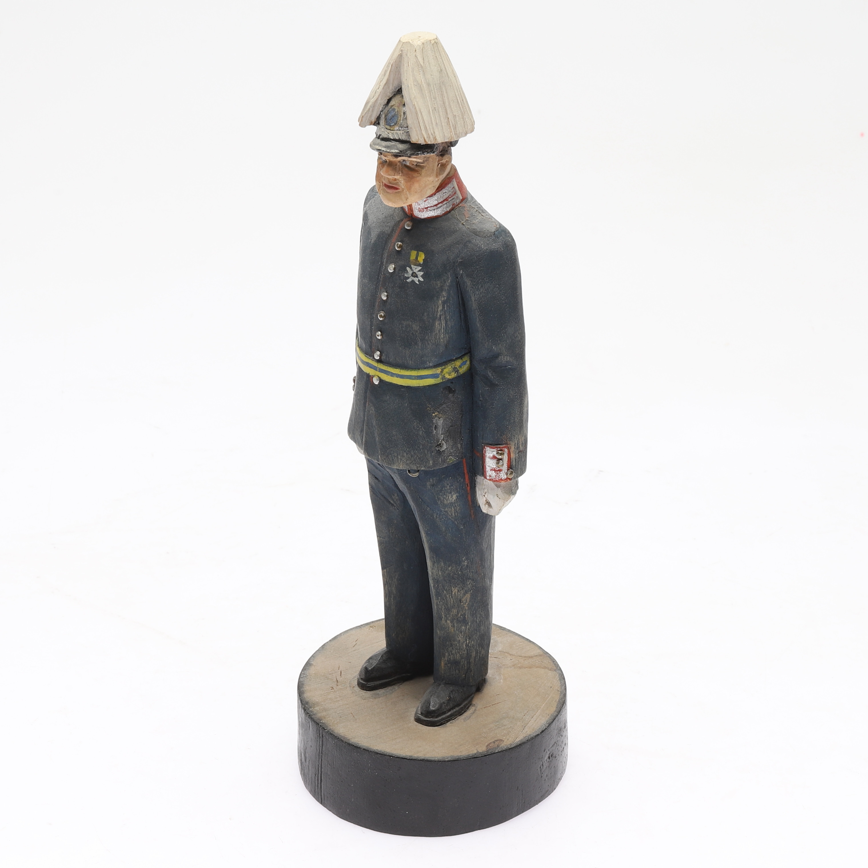 Images for 2420616. AXEL ERICSON. Sculpture, wood, "Officer, King. Göte ...
