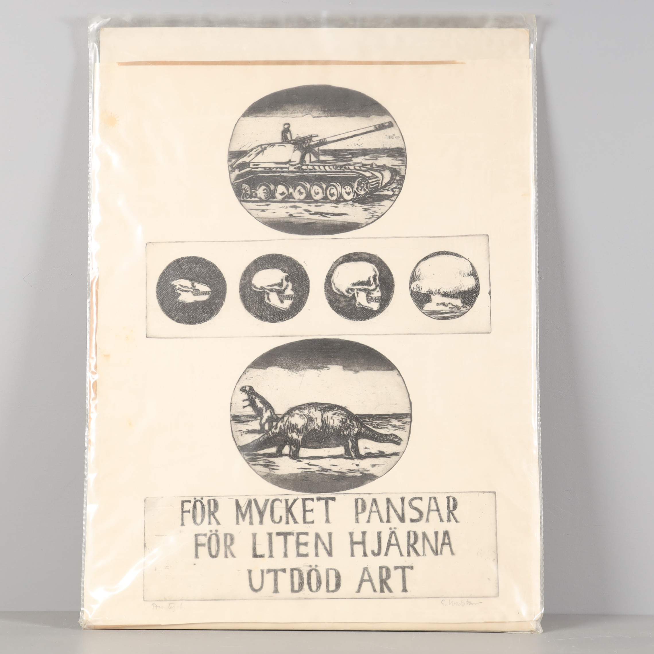 Bilder för 2420784. GERHARD NORDSTRÖM. "För mycket pansar för liten ...