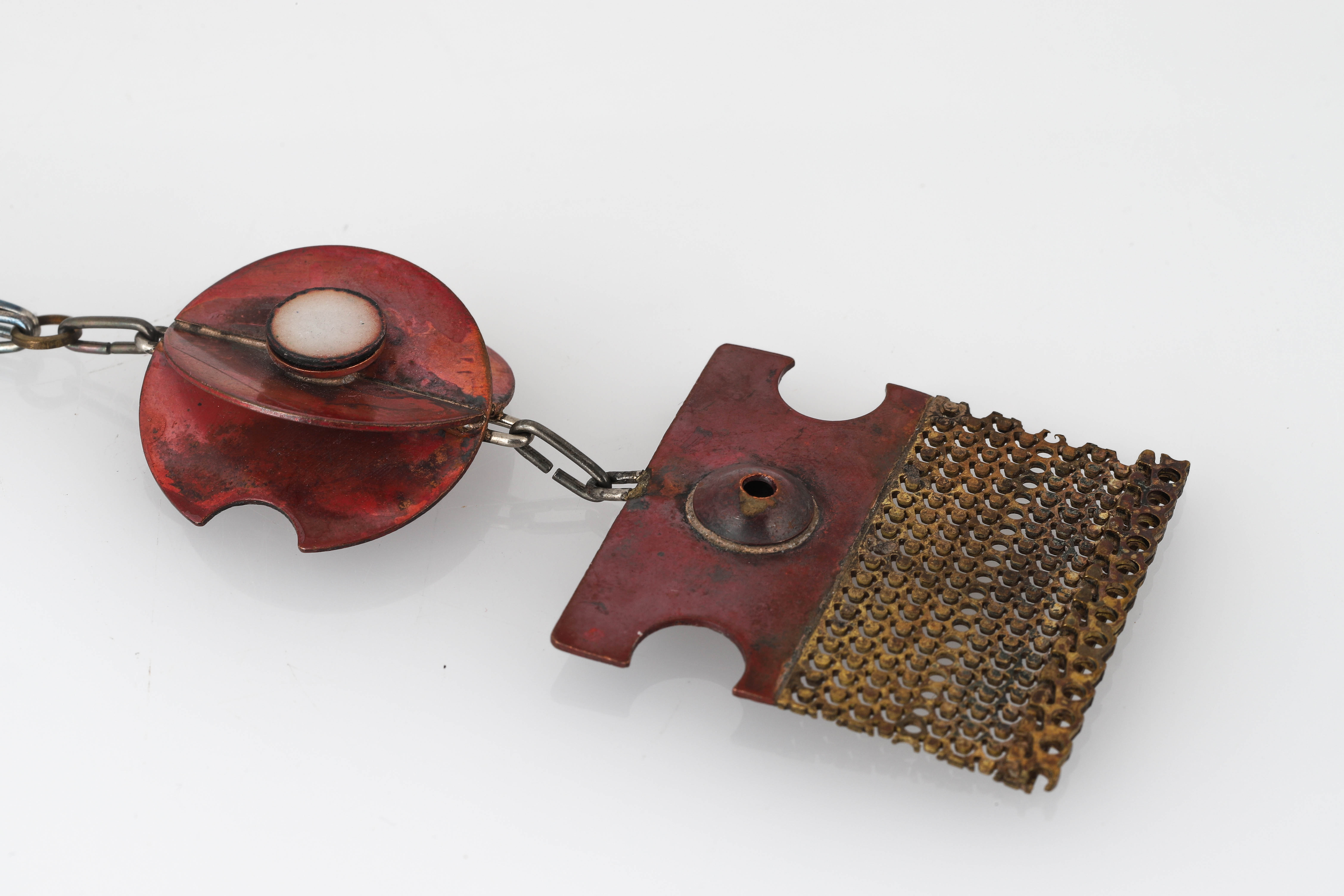 Images for 2421436. PENTTI SARPANEVA. Necklace with pendant, patinated ...