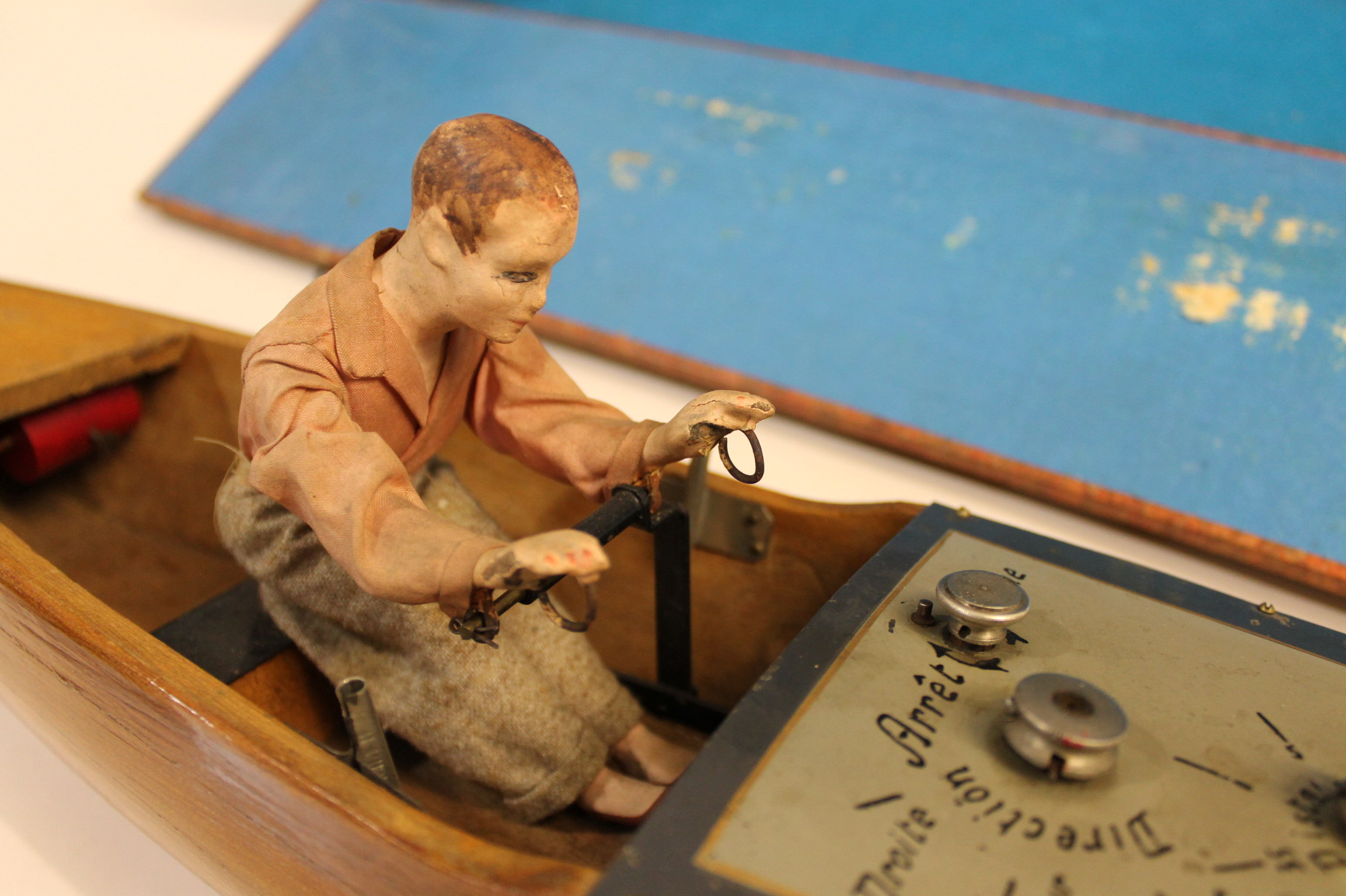 Images for 2422833. RARE BOXED 1920'S FRENCH TOY ROWING BOAT AND ROWER ...