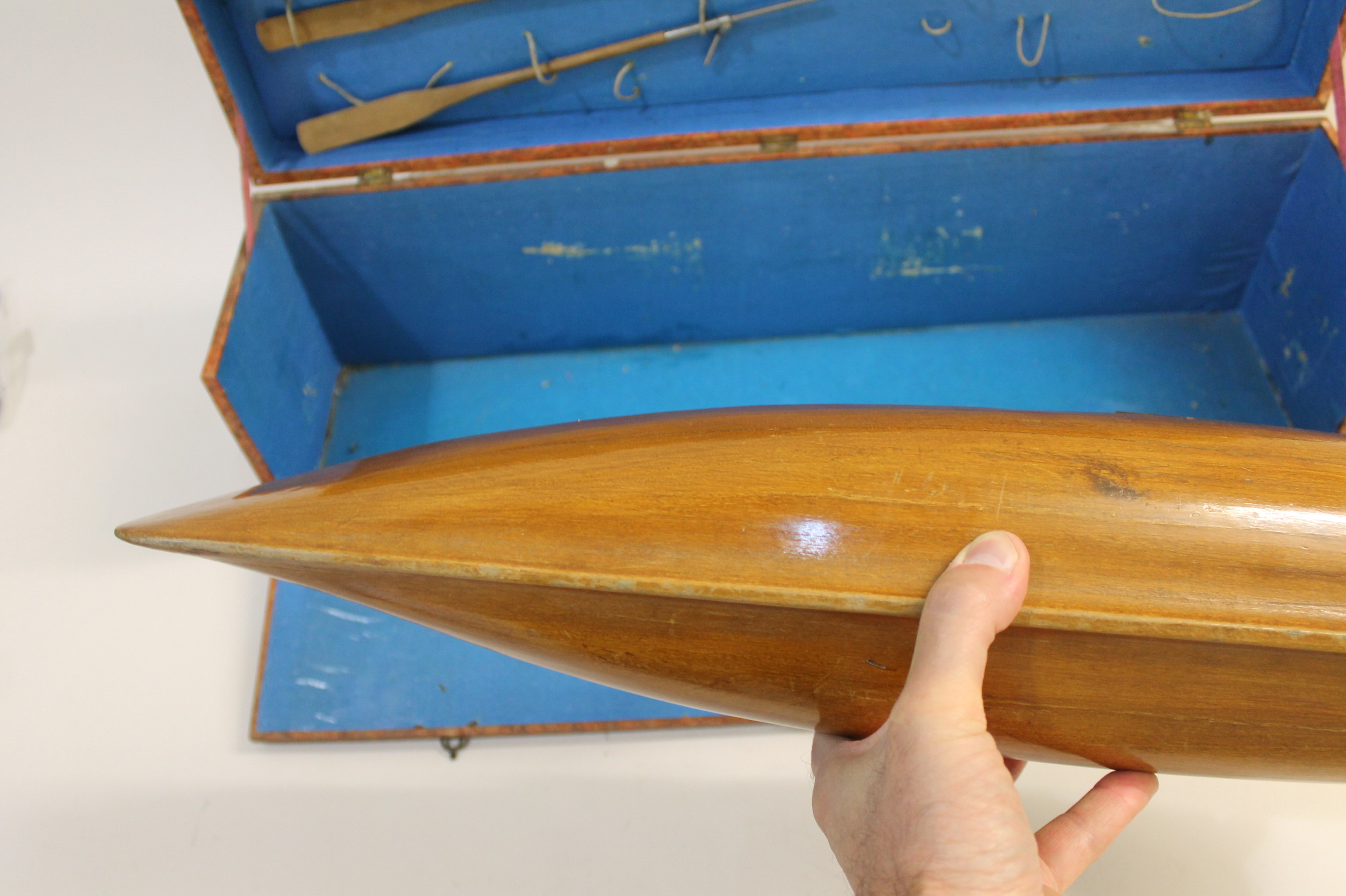 Images for 2422833. RARE BOXED 1920'S FRENCH TOY ROWING BOAT AND ROWER ...