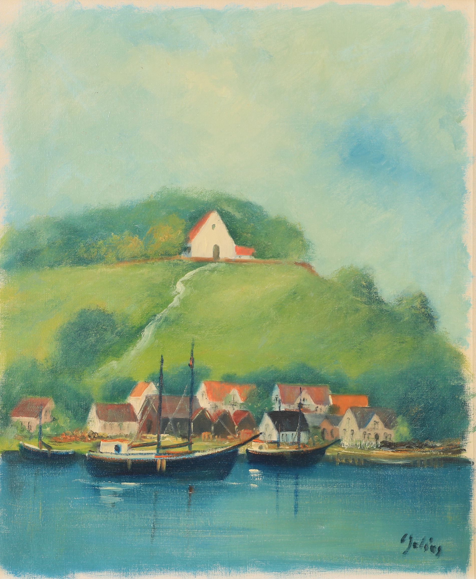 Images for 2425259. CARL JULIUS. Ven, oil on canvas, signed C. Julius ...