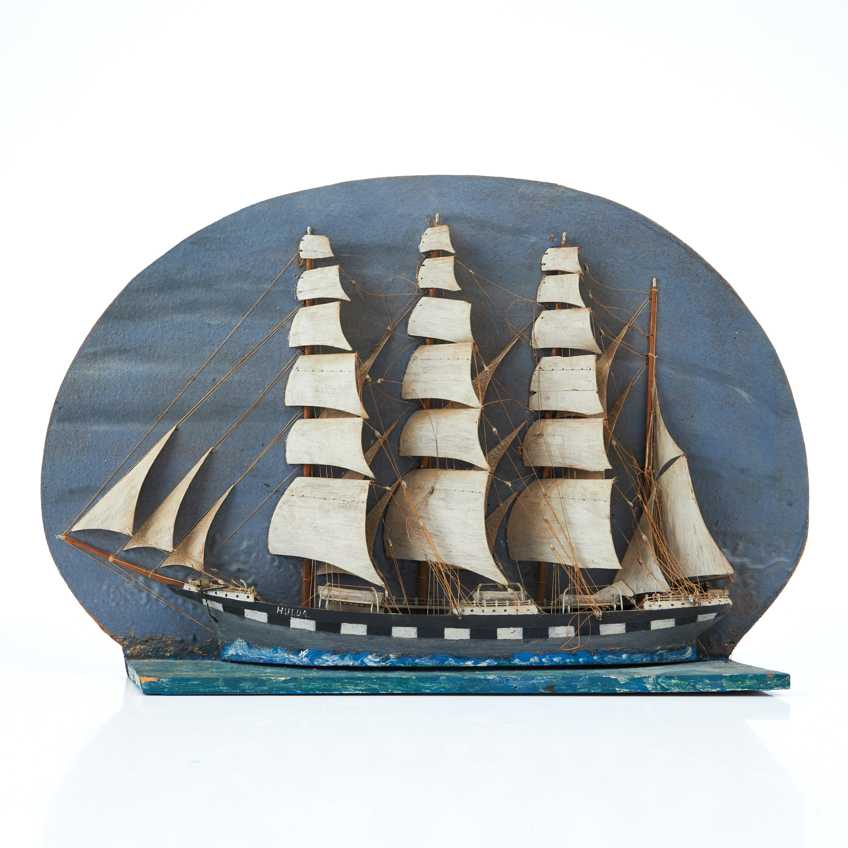 Images for 2427012. SEMI-MODEL, diorama, "Hulda", four-masted ship ...