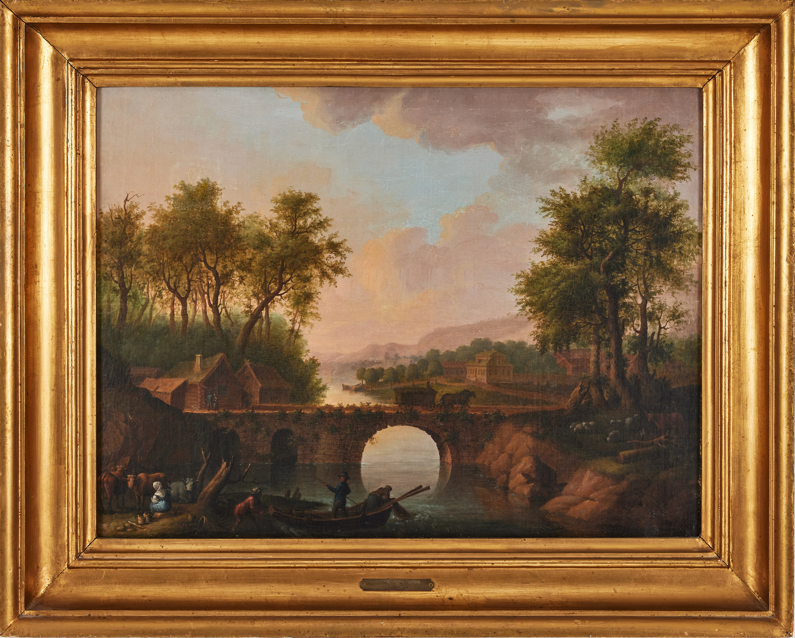 Images for 2428466. JOHAN PHILIP KORN. Attributed to. Figure scene by ...