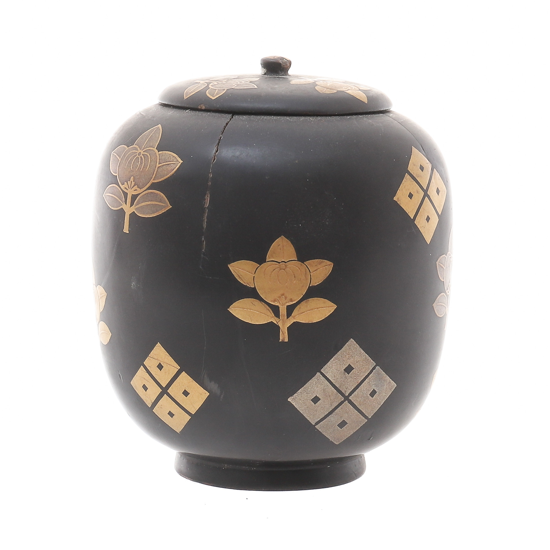 Images for 2428569. A JAPANESE BLACK LACQUER BALUSTER SHAPE KOGO ...