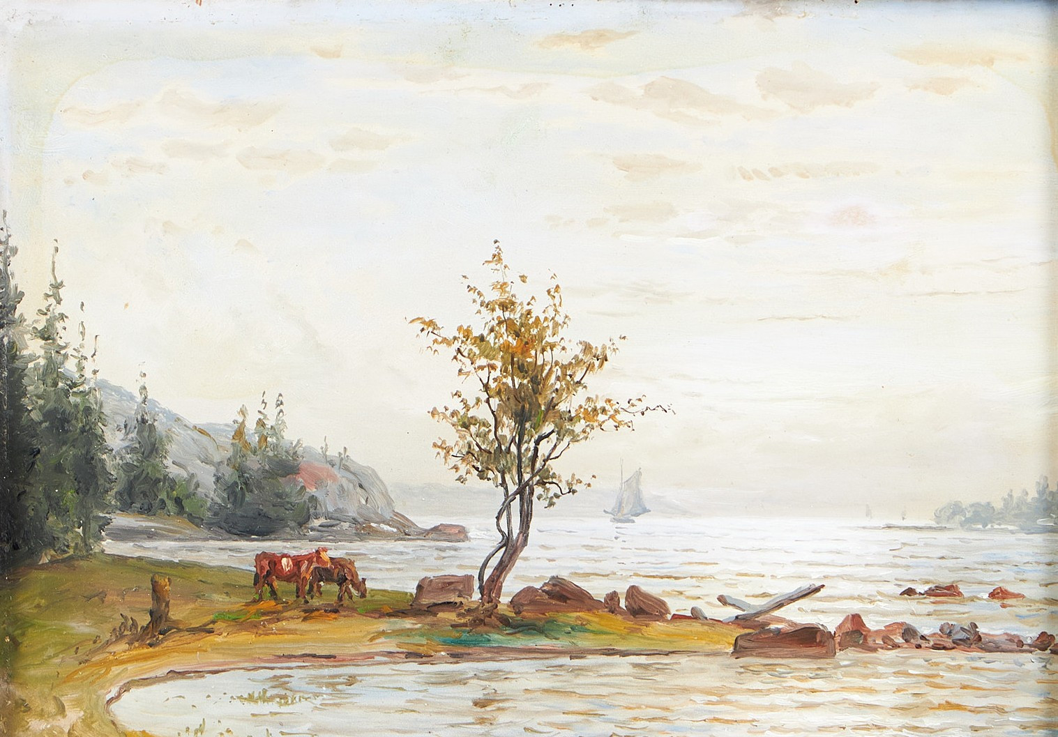 Images for 2428920. JOHAN KNUTSON. Early autumn in the archipelago ...