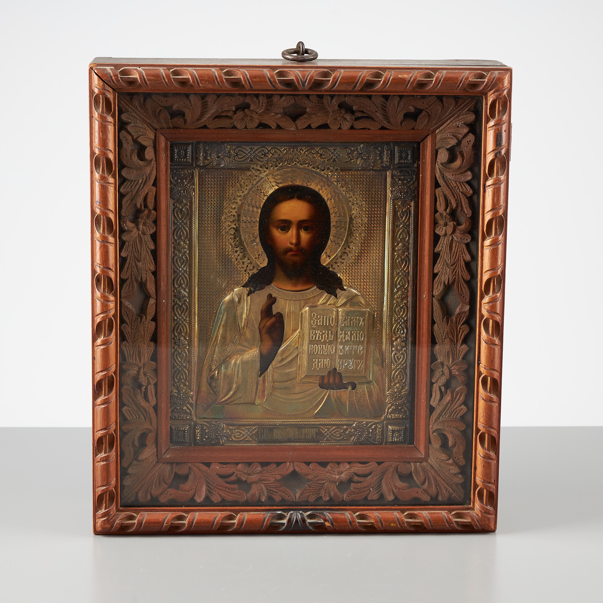 Images for 2429077. ICON, Christ Pantokrator, Russia 19th century, tempera on wooden panel ...
