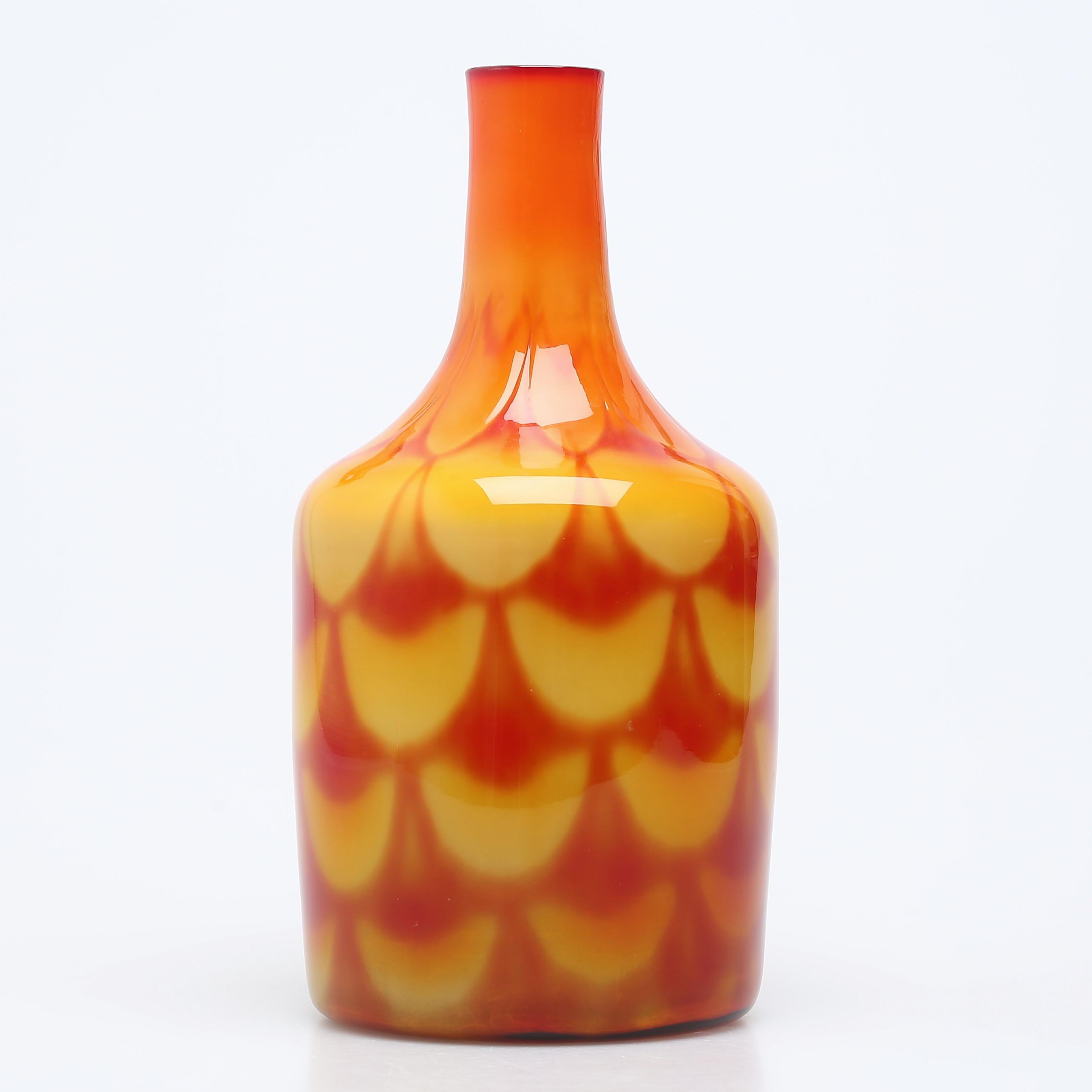 Images for 2429846. VASE, ''Peacock'', glass, Elme glassworks, unmarked ...