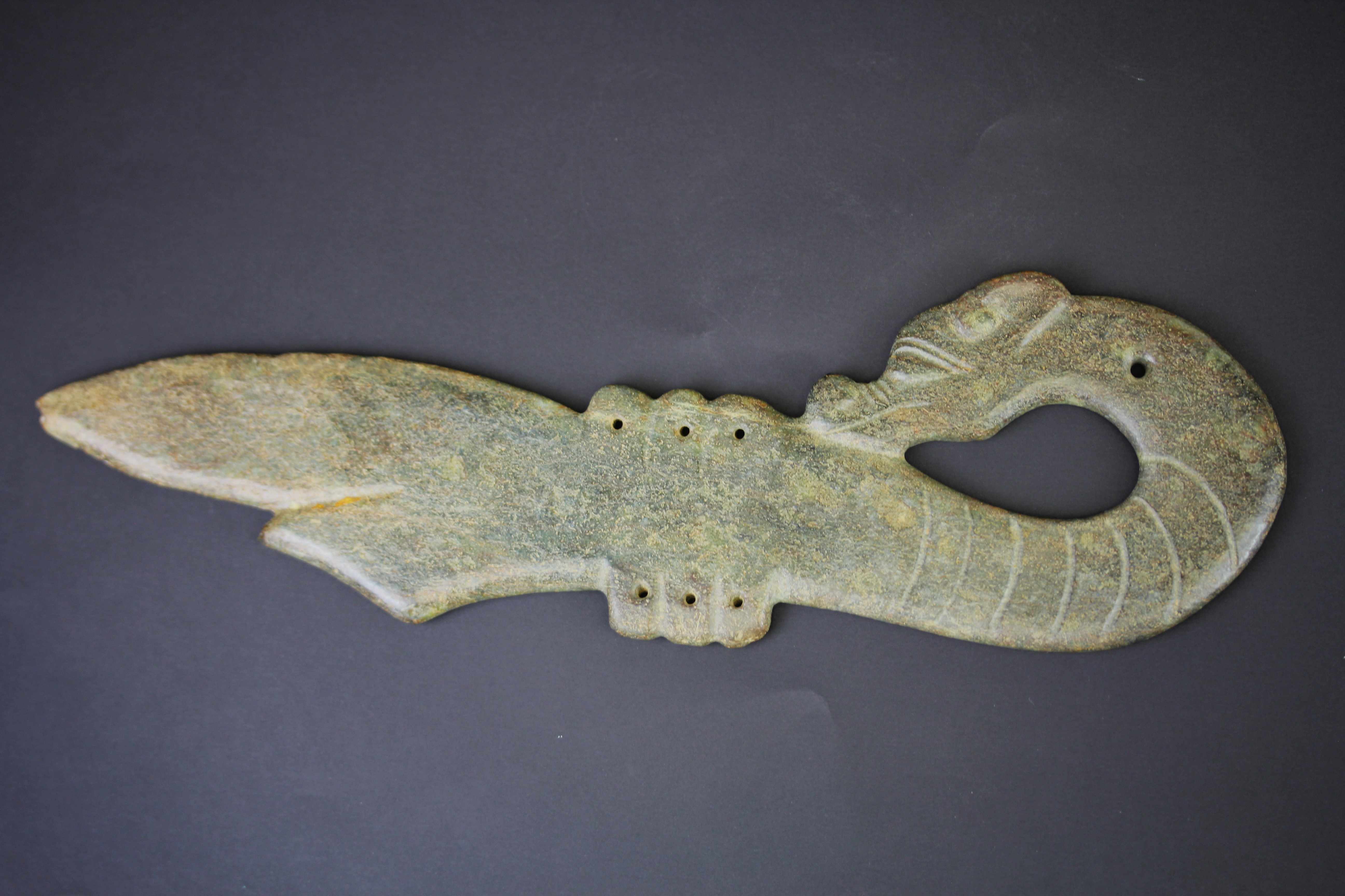 Images for 2429969. CHINESE ARCHAIC FORM RITUAL DAGGER WITH DRAGON HILT ...