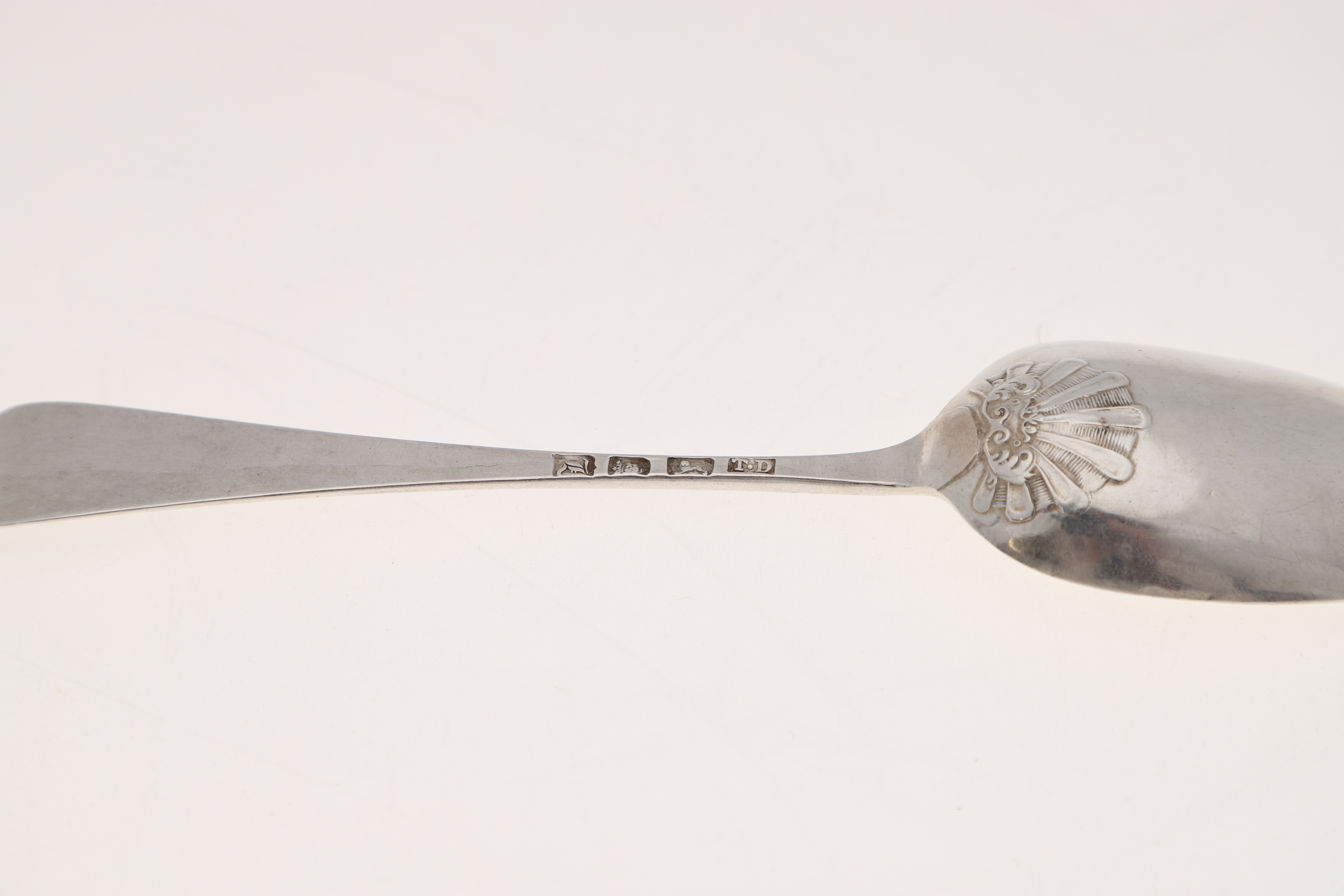 Images for 2432023. AN EARLY GEORGE III FANCY-BACK TABLESPOON. - Auctionet