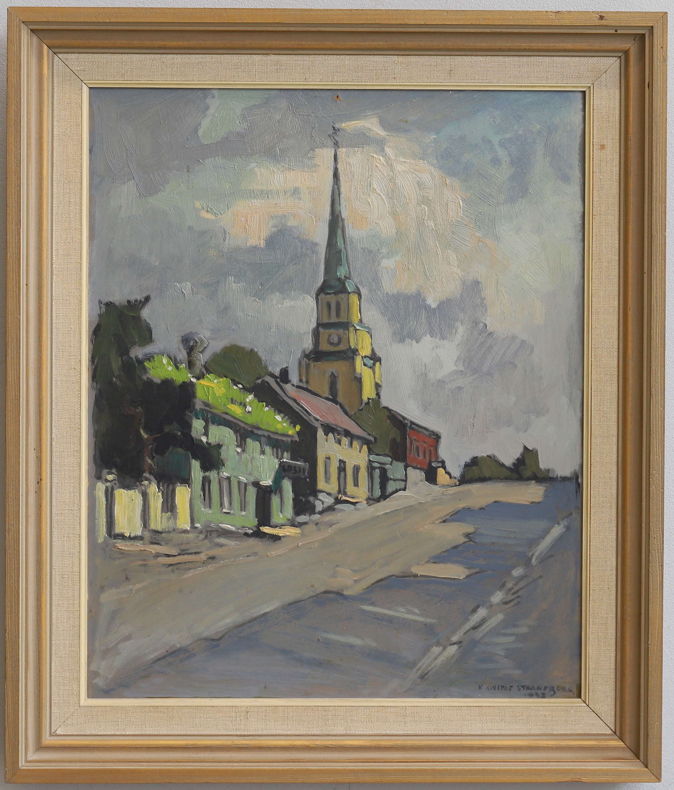 Images for 2432481. KARL GUSTAF STRANDBERG. Oil on Board, street view ...