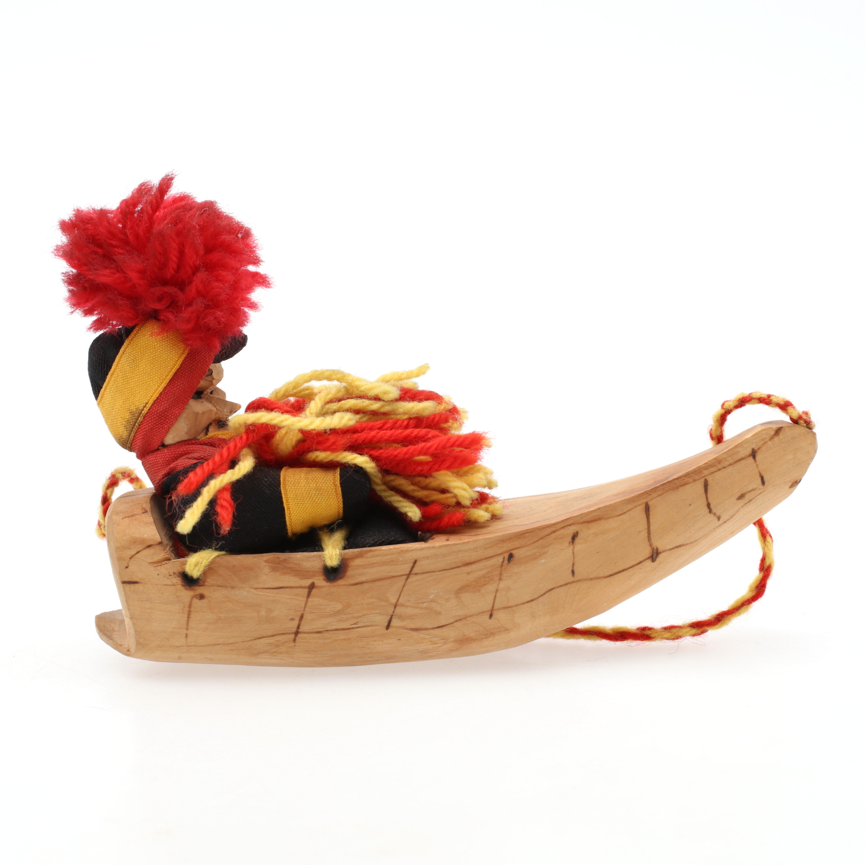 Images for 2433270. OKÄND KONSTNÄR. Sculpture, wood and textile, figure ...
