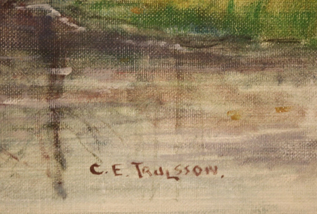 Images for 2433969. CARL ERIK TRULSSON. Oil on canvas, "Rönne å vid ...