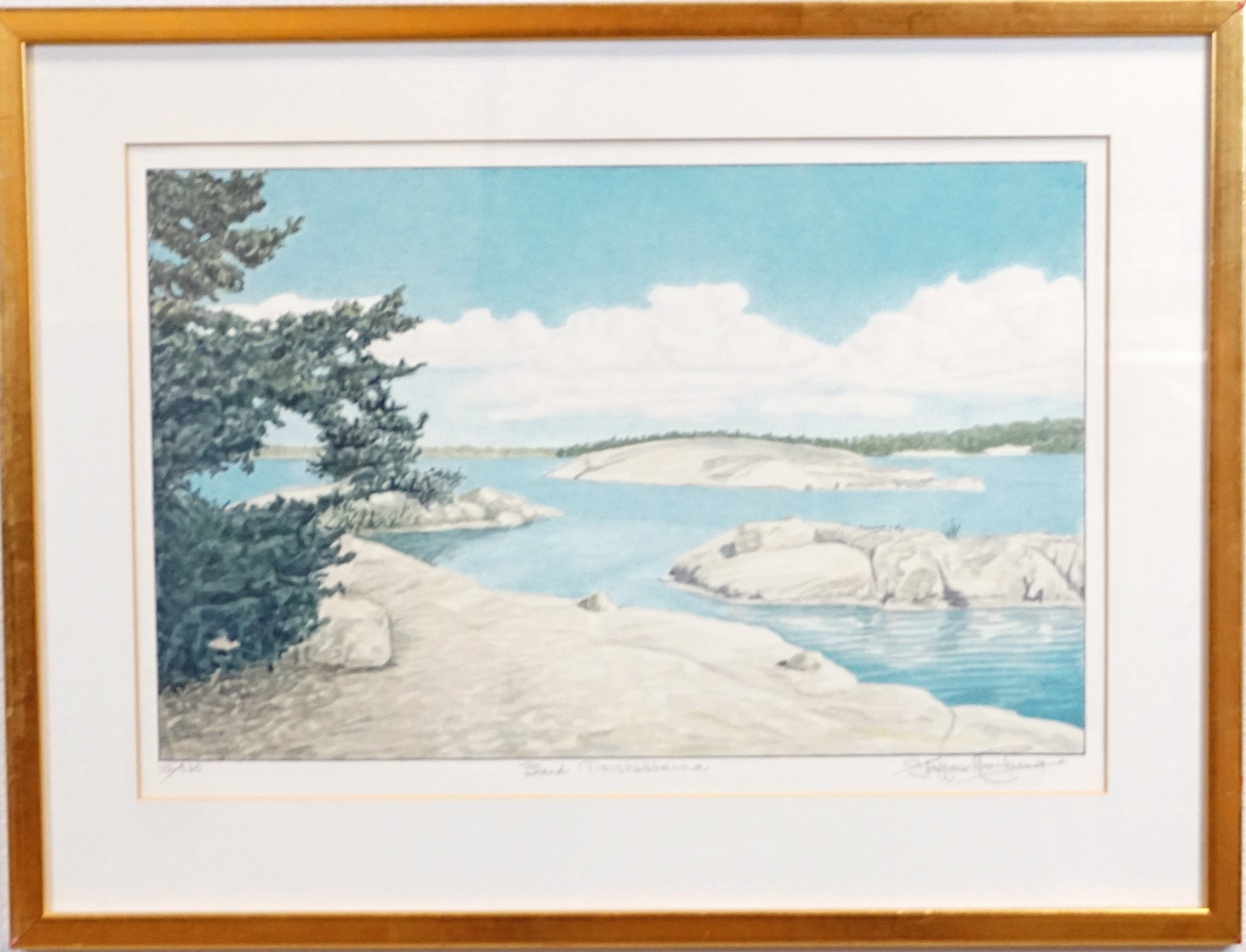 Images for 2434000. STAFFAN KRONBERG. color lithograph, "Among the ...