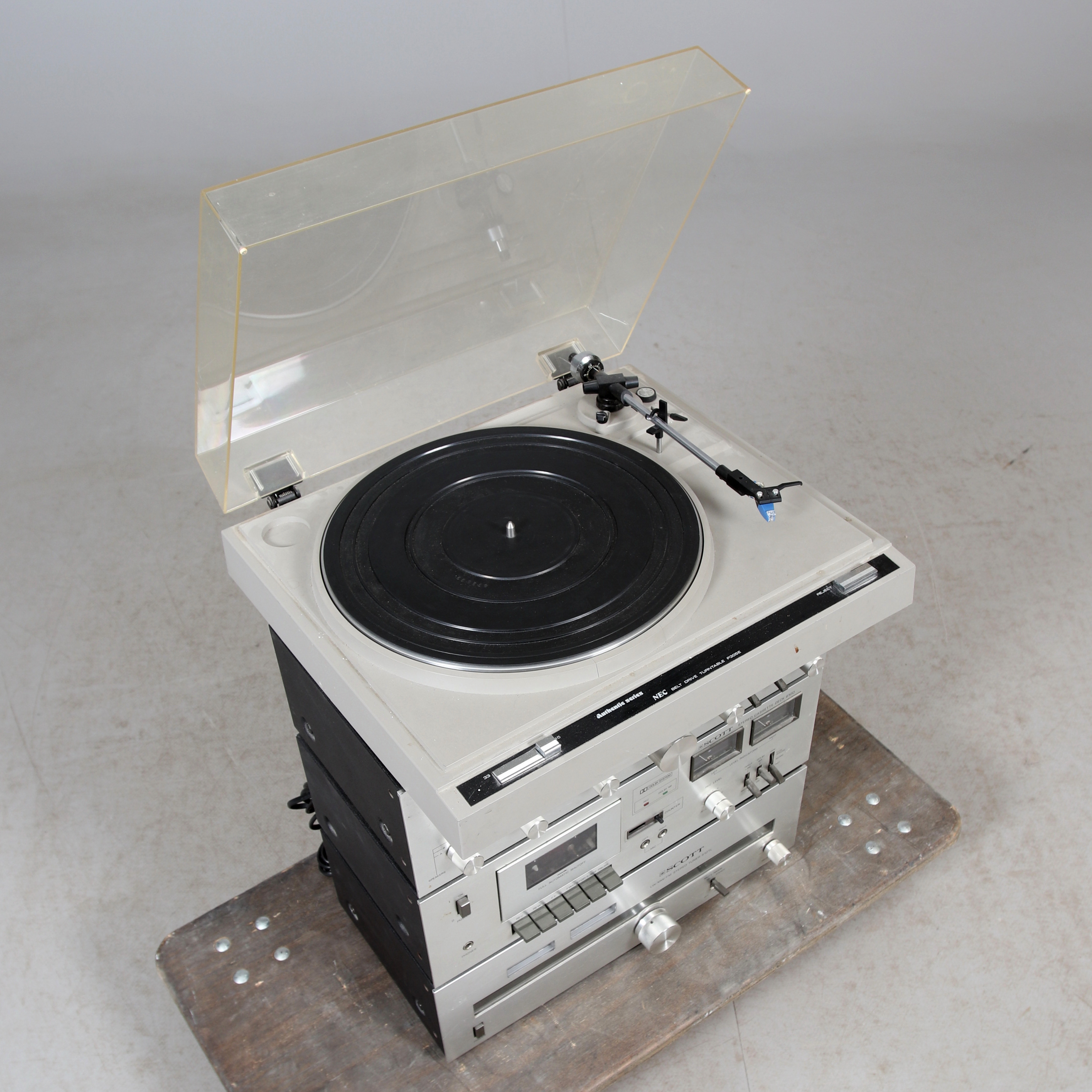 Images for 2435412. STEREO SYSTEM Scott with RECORD PLAYER Nec, 4 parts ...