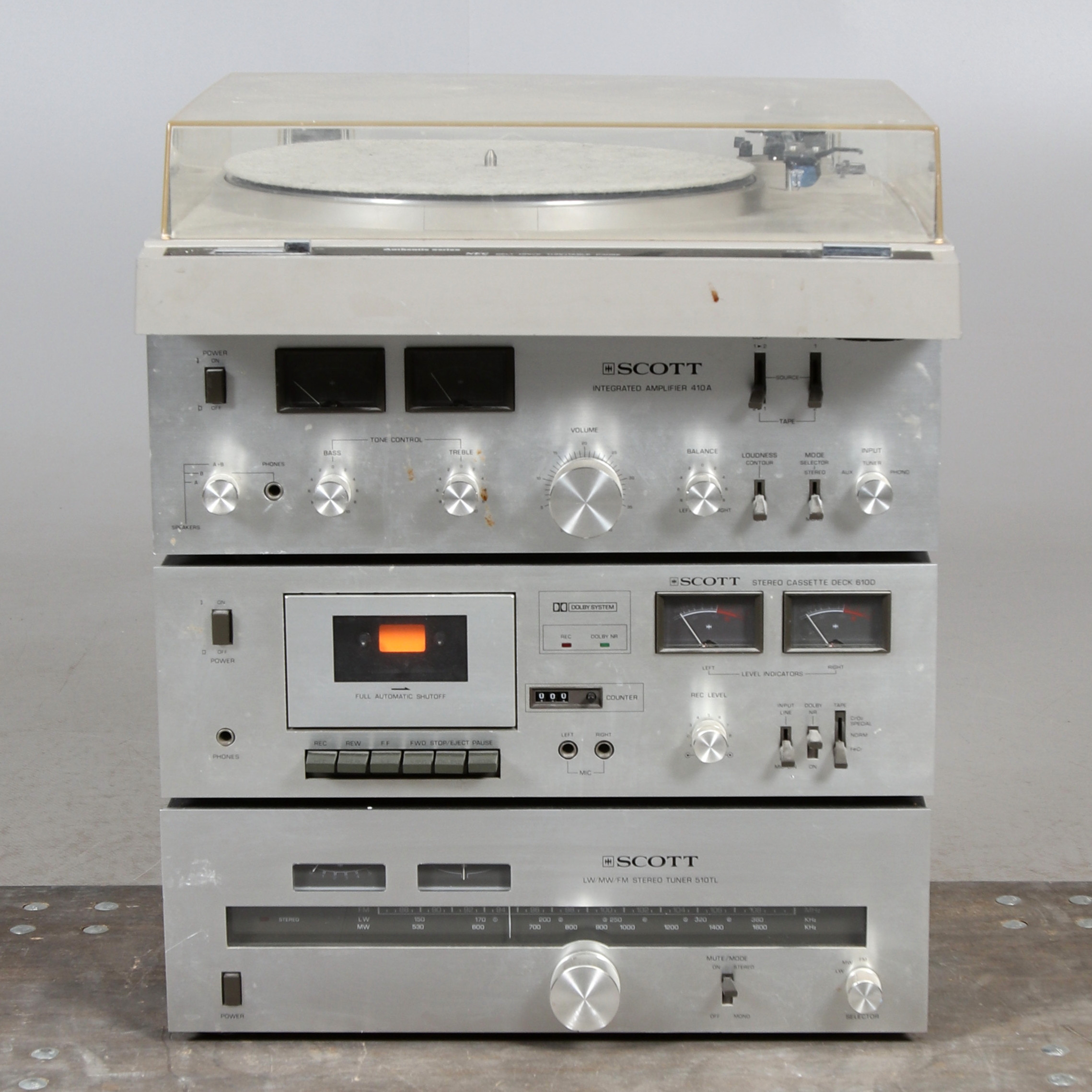 Images for 2435412. STEREO SYSTEM Scott with RECORD PLAYER Nec, 4 parts ...