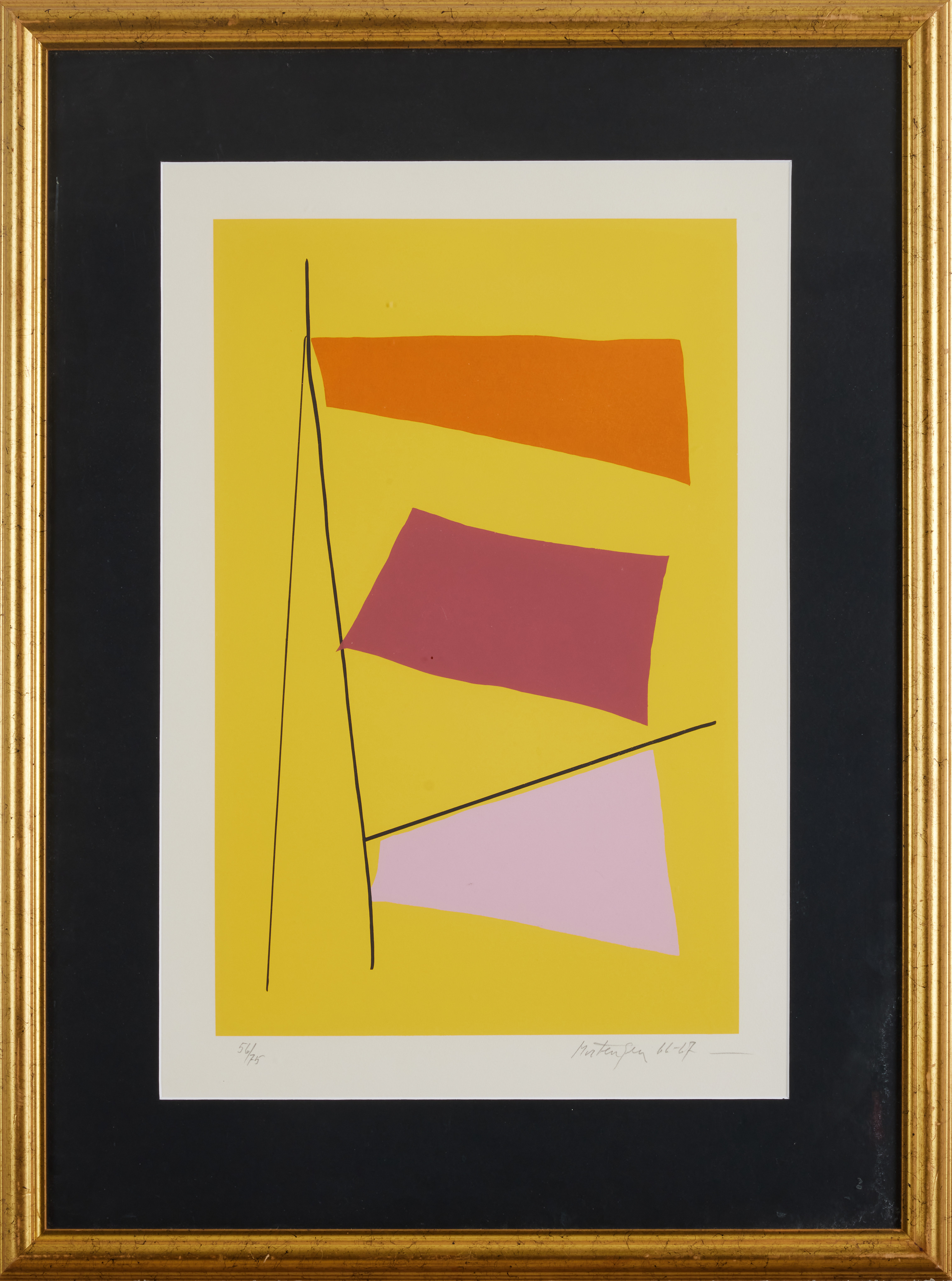 Images for 2435997. RICHARD MORTENSEN. Composition with flags, 56/75 ...