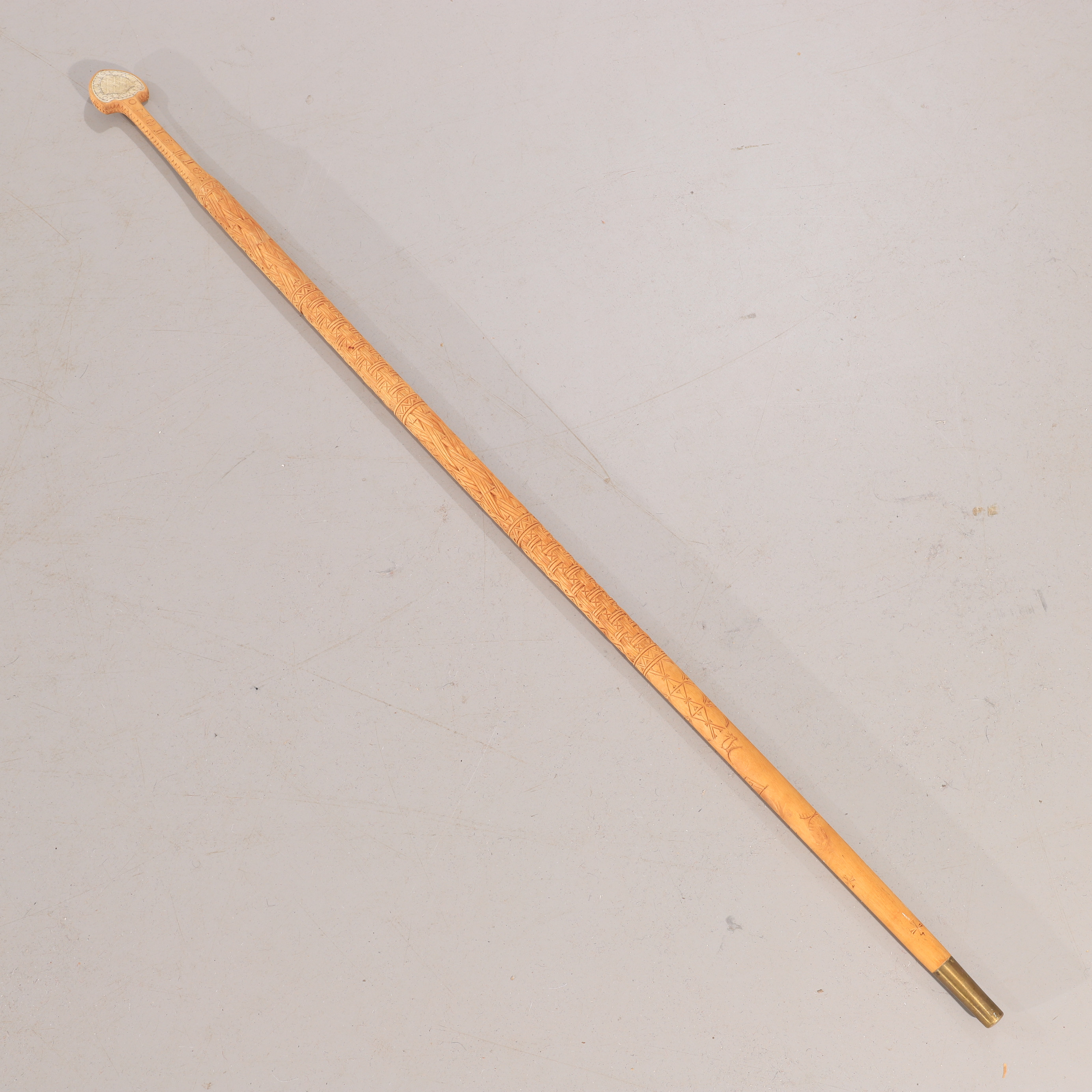 Images for 2436333. HIKING STICK so-called. Soabbe, Sami work, 1987 ...