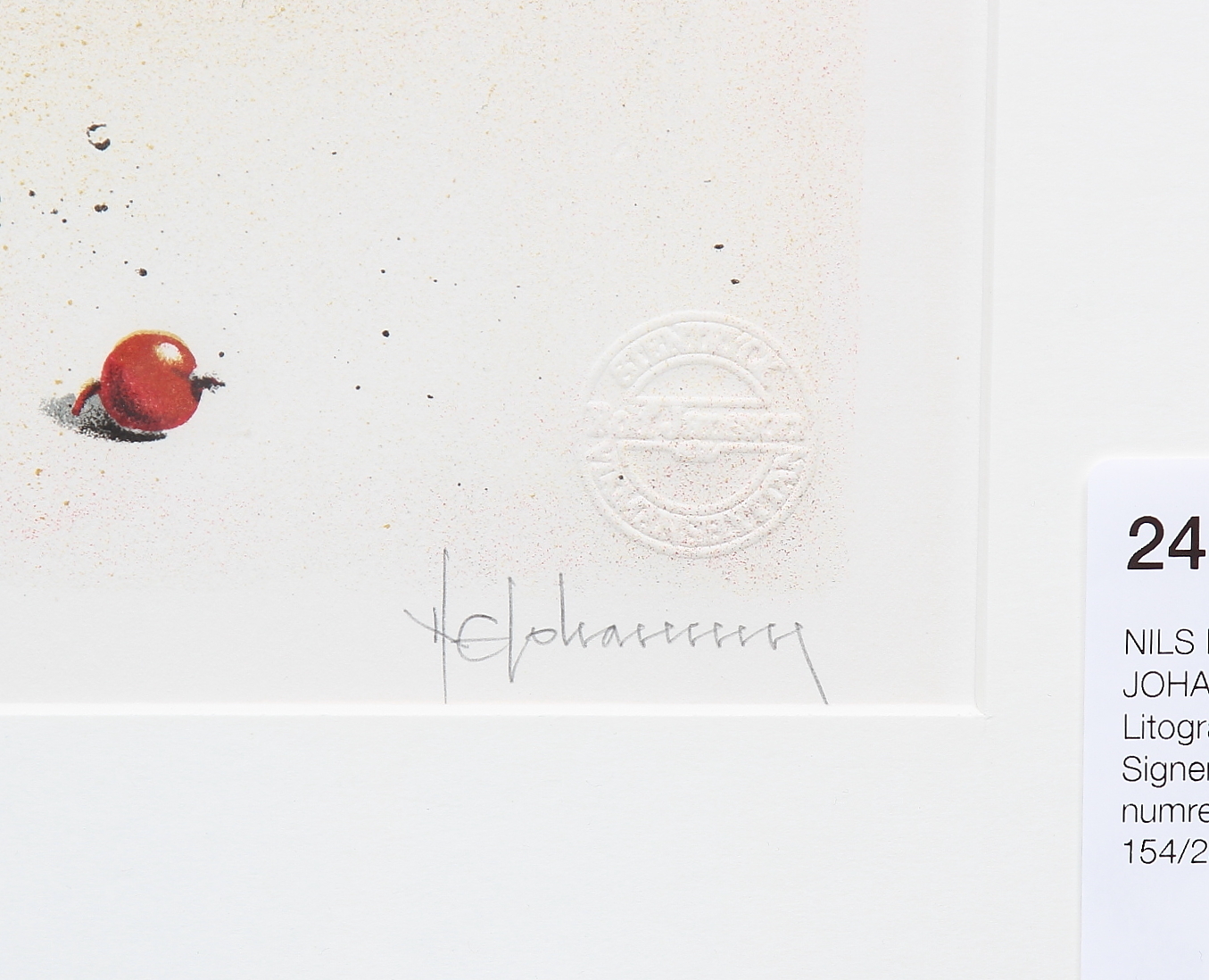 Images for 243686. NILS ERIK JOHANSSON. Lithograph. Signed and numbered ...