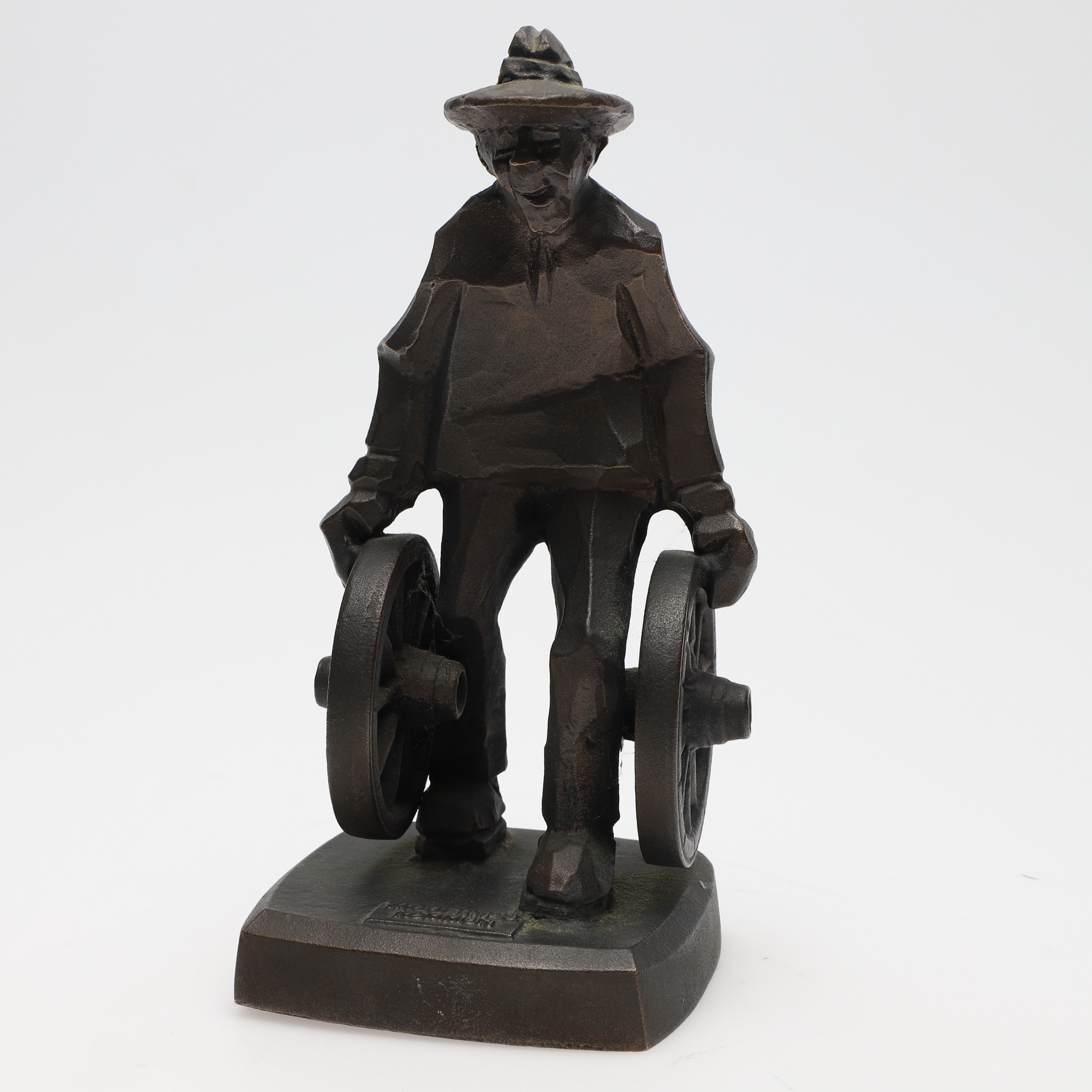 Images for 2438716. OIDENTIFIERAD KONSTNÄR. sculpture, bronze, man with ...