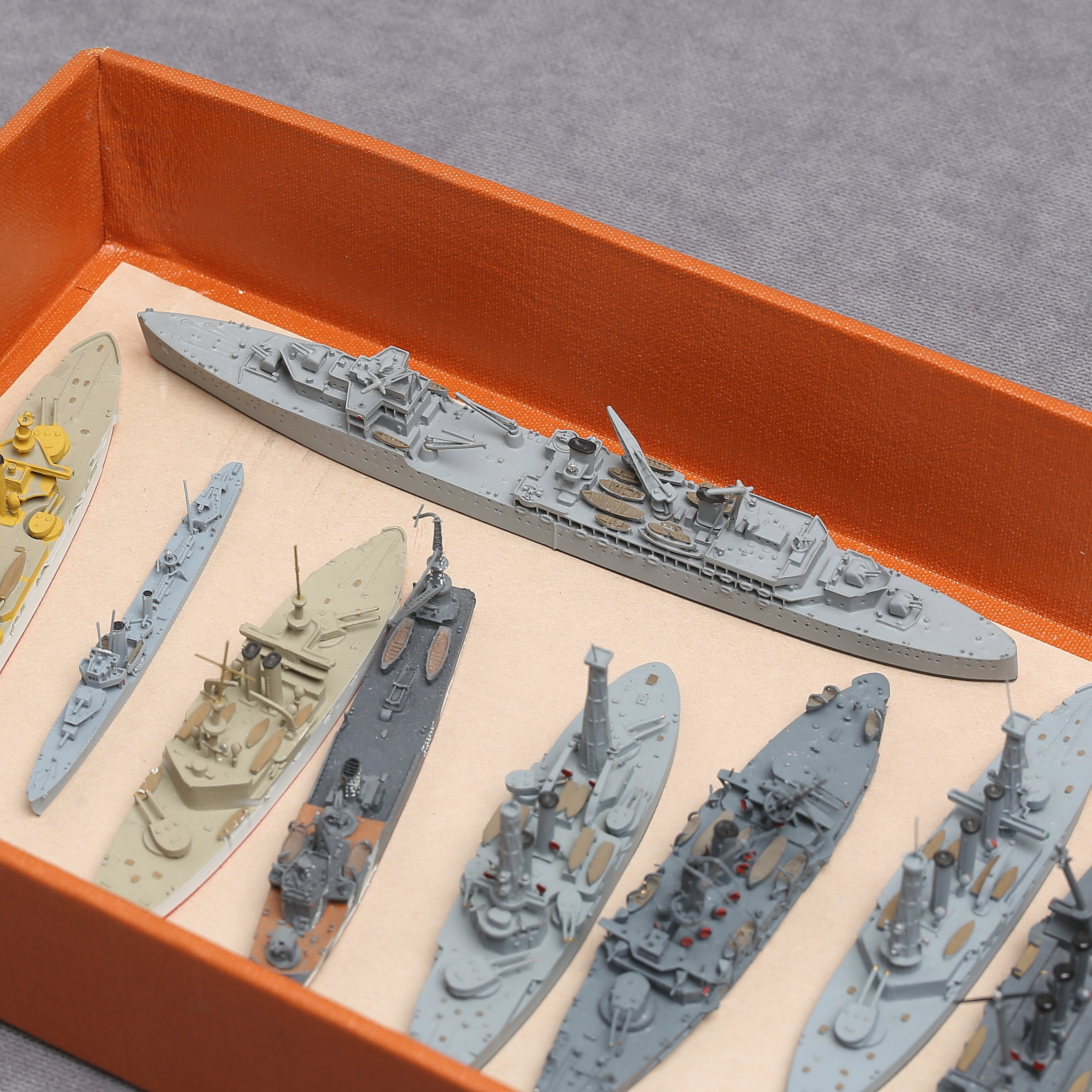 Images for 2439455. SHIP MODELS, waterline models, 14 pcs, metal ...