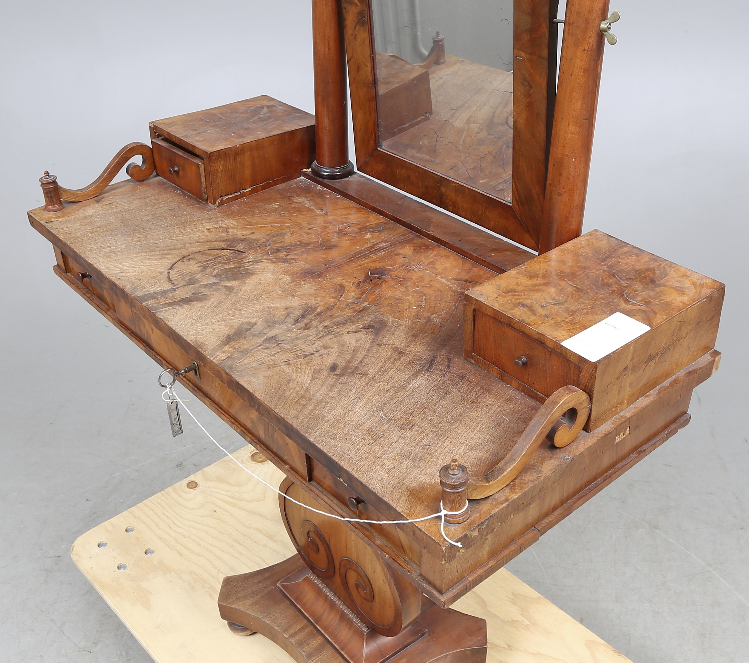 Images for 243962. TOILET TABLE WITH MIRROR, late empire, around the ...