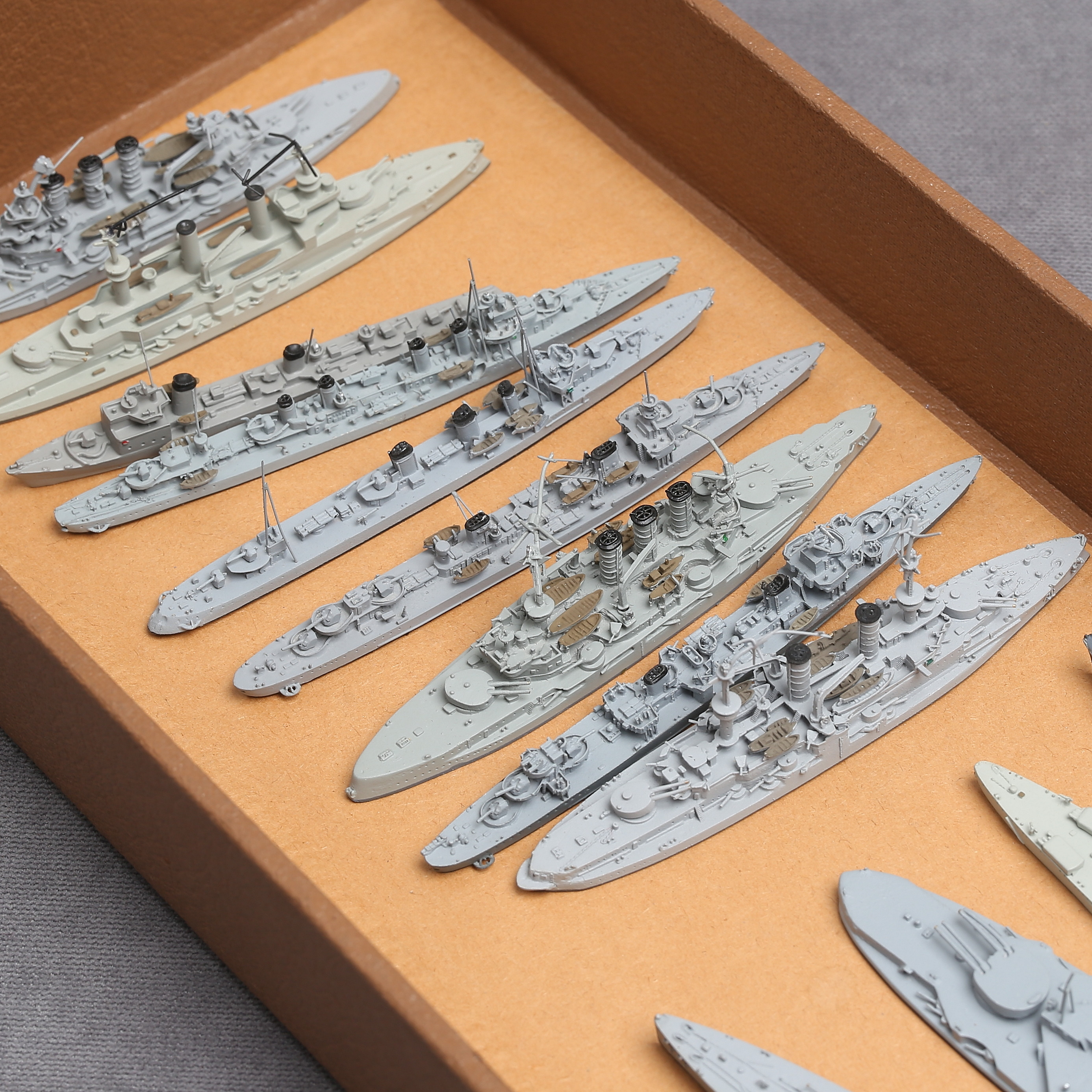 Images for 2439673. SHIP MODELS, waterline models, 14 pcs, metal ...