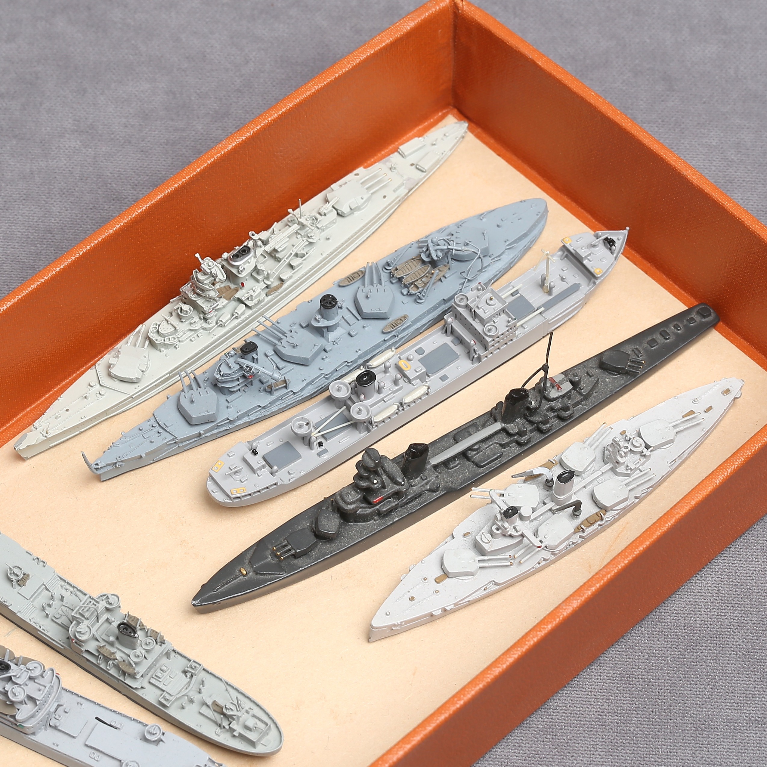 Images for 2439709. SHIP MODELS, waterline models, 16 pcs, metal ...