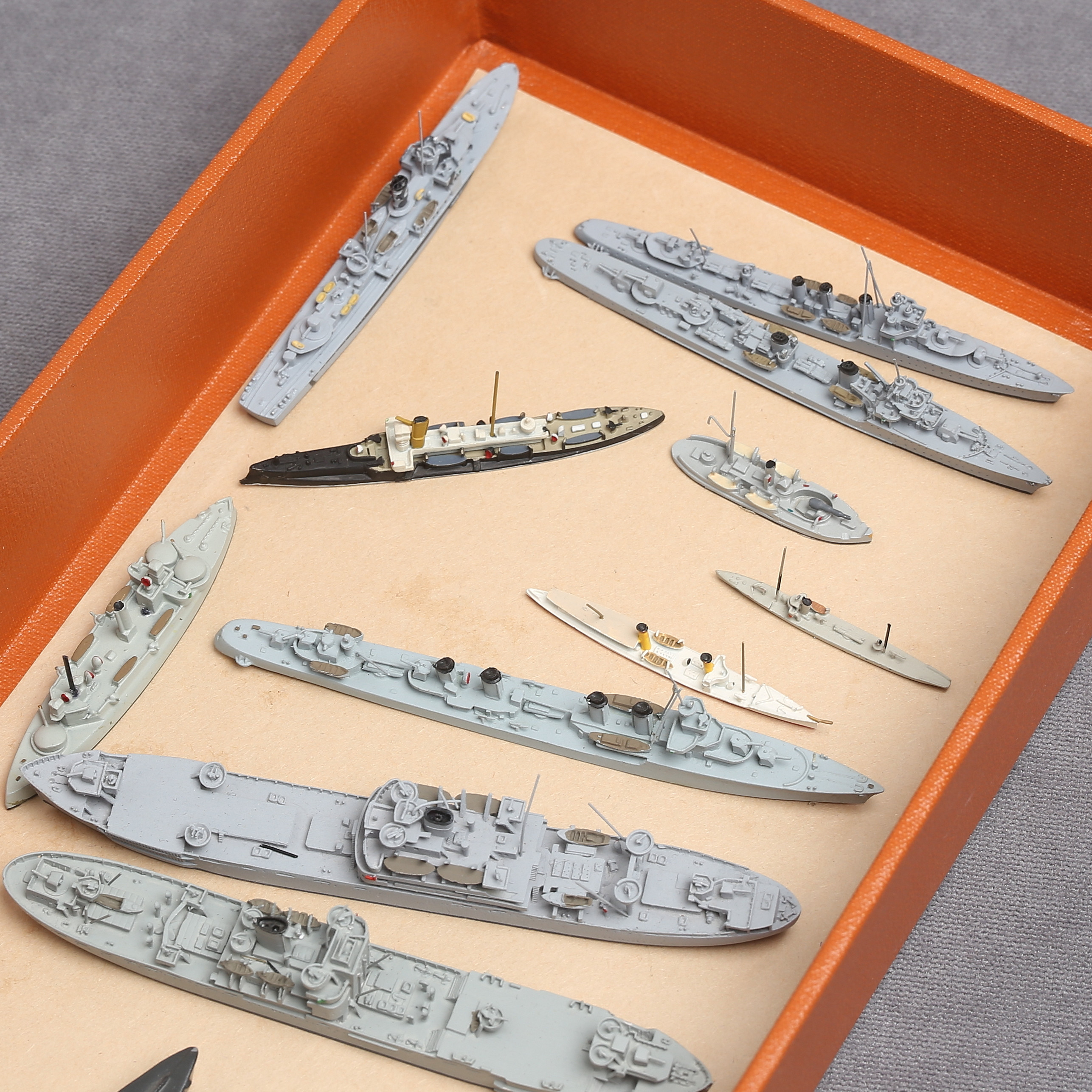 Images for 2439709. SHIP MODELS, waterline models, 16 pcs, metal ...