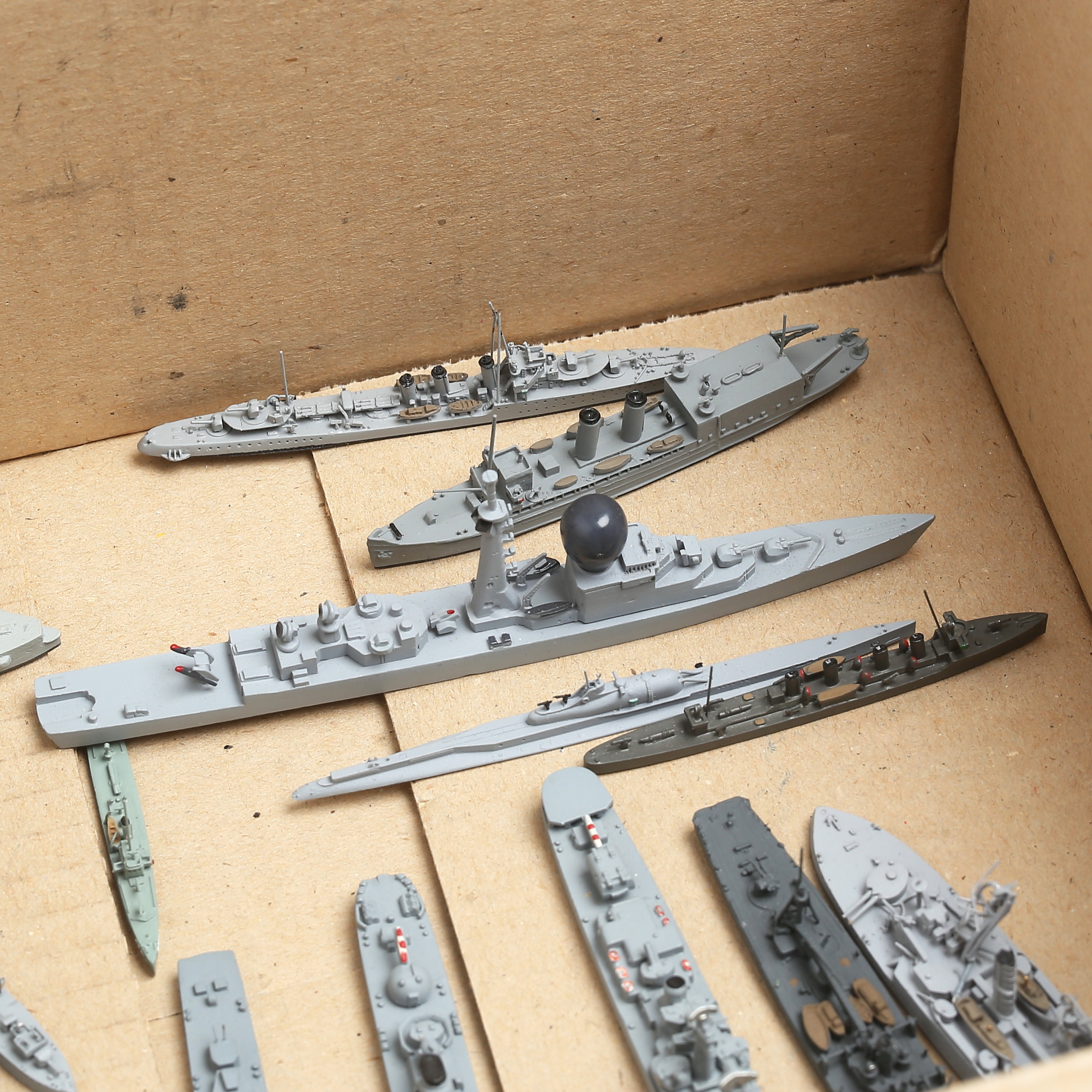 Images for 2439774. SHIP MODELS, waterline models, 16 pcs, metal ...