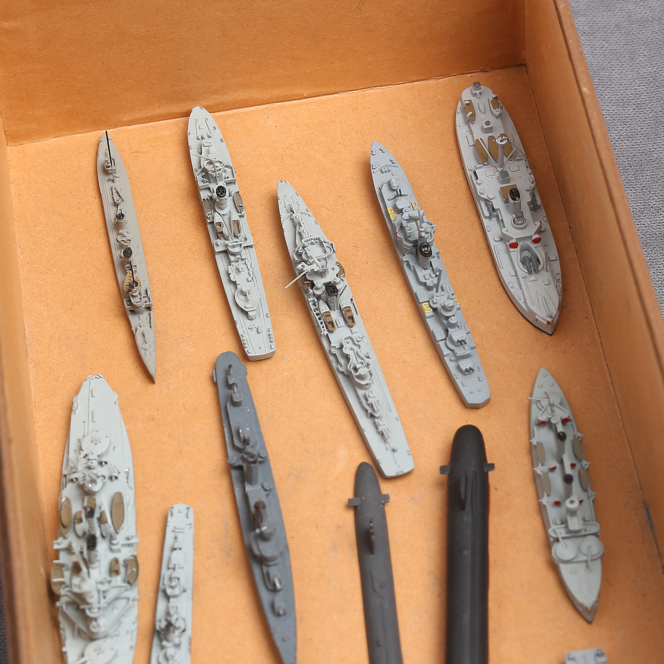 Images for 2442251. SHIP MODELS, waterline models, 16 pcs, metal ...