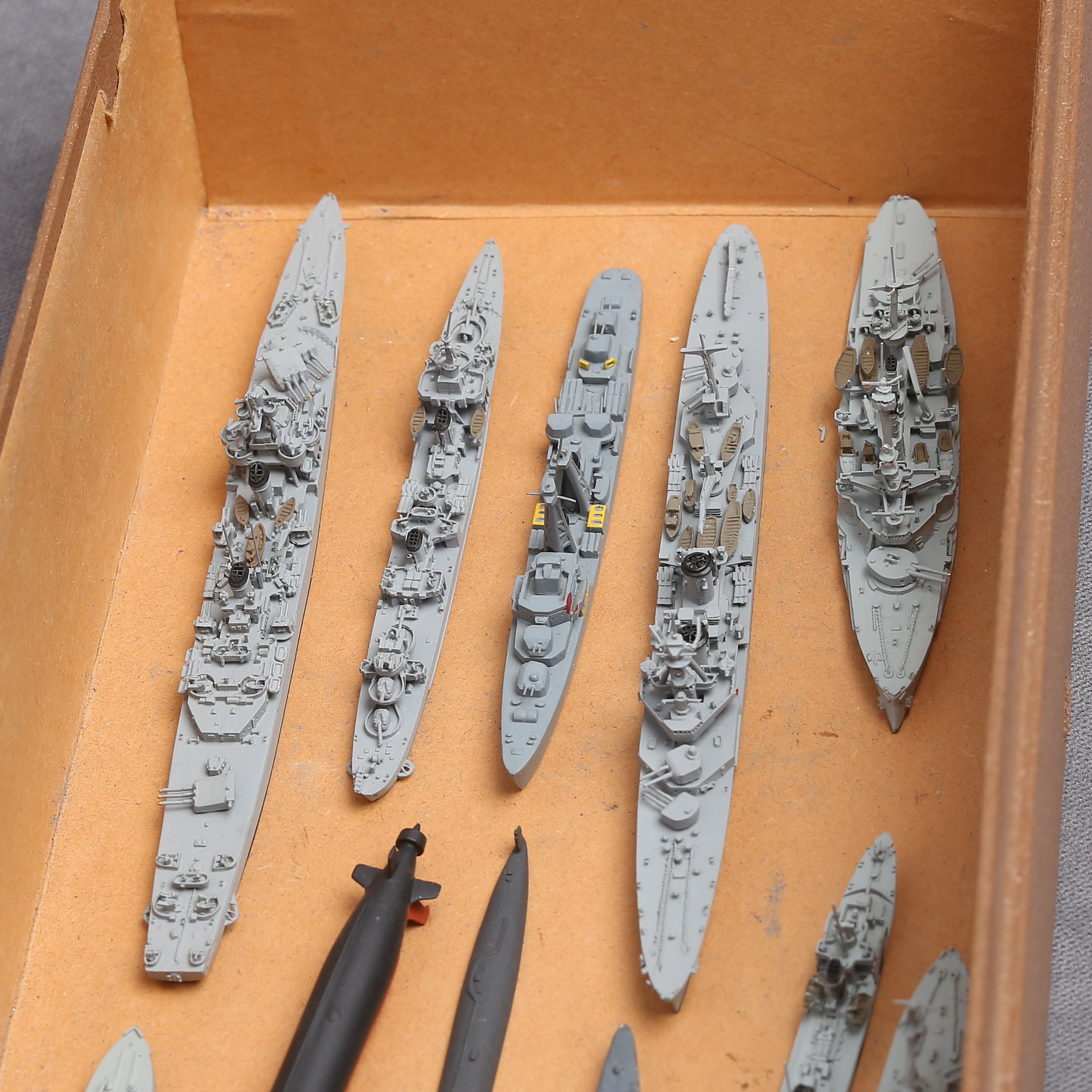 Images for 2442251. SHIP MODELS, waterline models, 16 pcs, metal ...