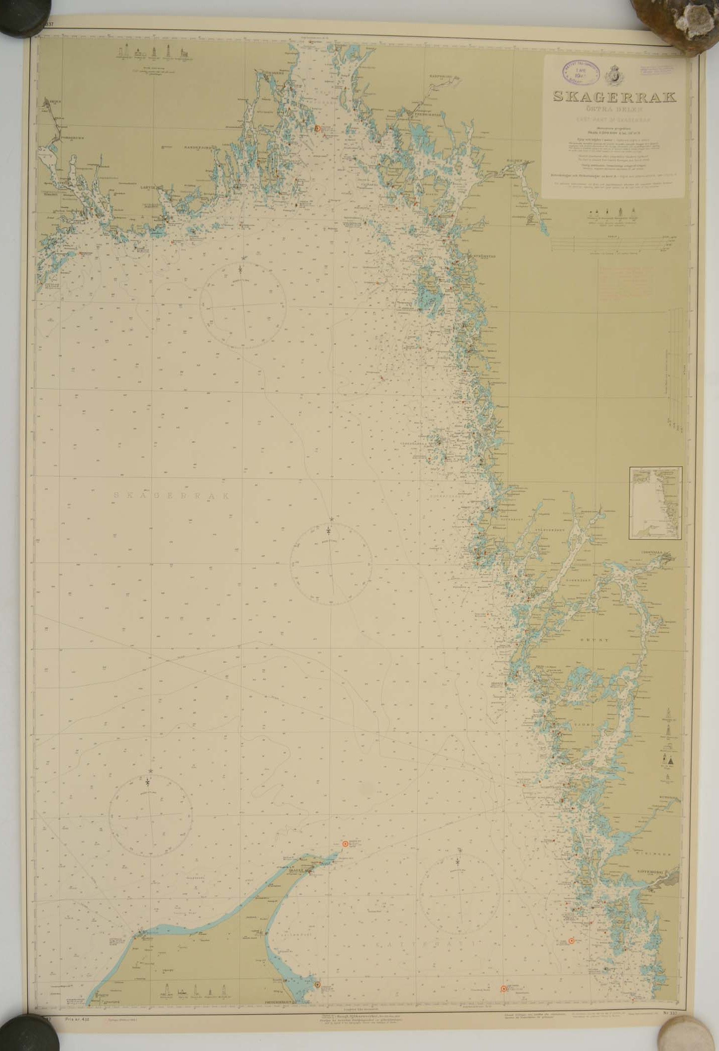Images for 2443019. Chart. Skagerack and the Bohu coast. 9 maps ...