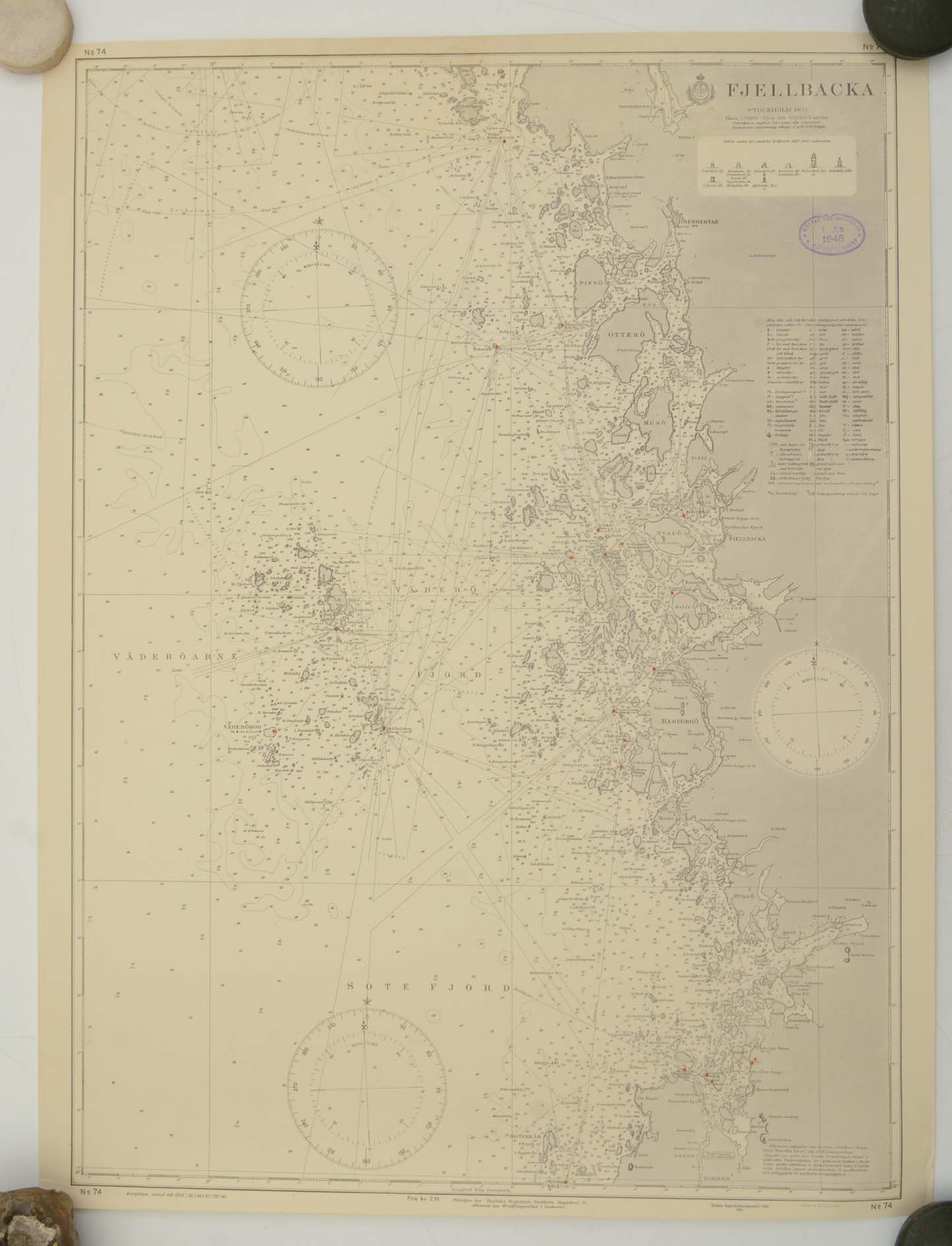 Images for 2443019. Chart. Skagerack and the Bohu coast. 9 maps ...