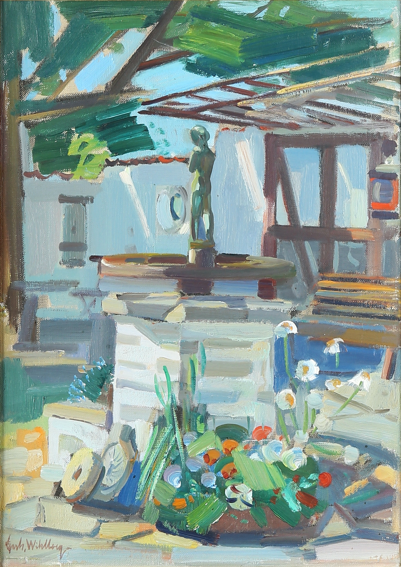 Images for 2443766. GERHARD WIHLBORG. oil on canvas, sign. - Auctionet