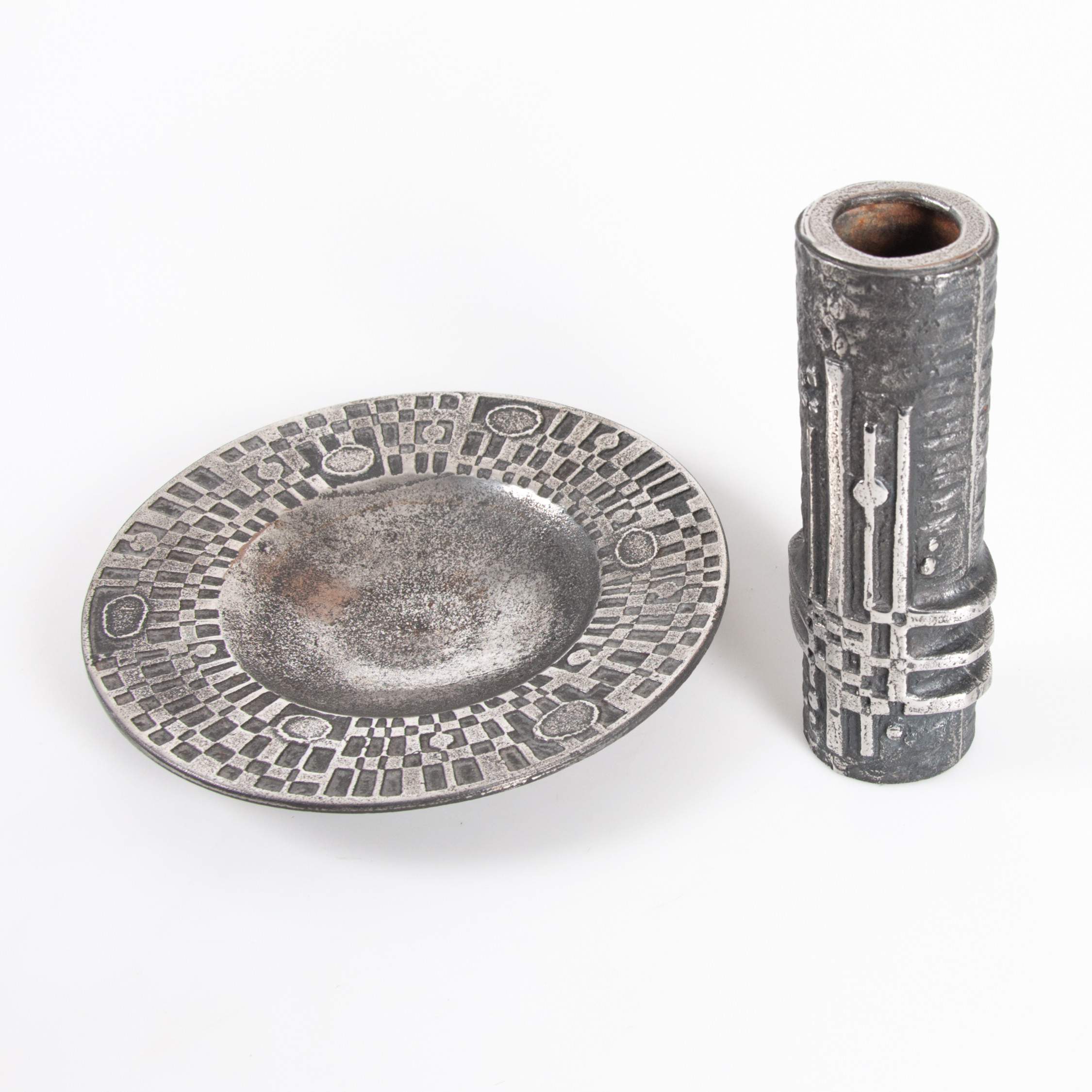 Bilder för 2445289. OLAV JOFF. "Steel art" för Polaris Fabrikker, vas ...