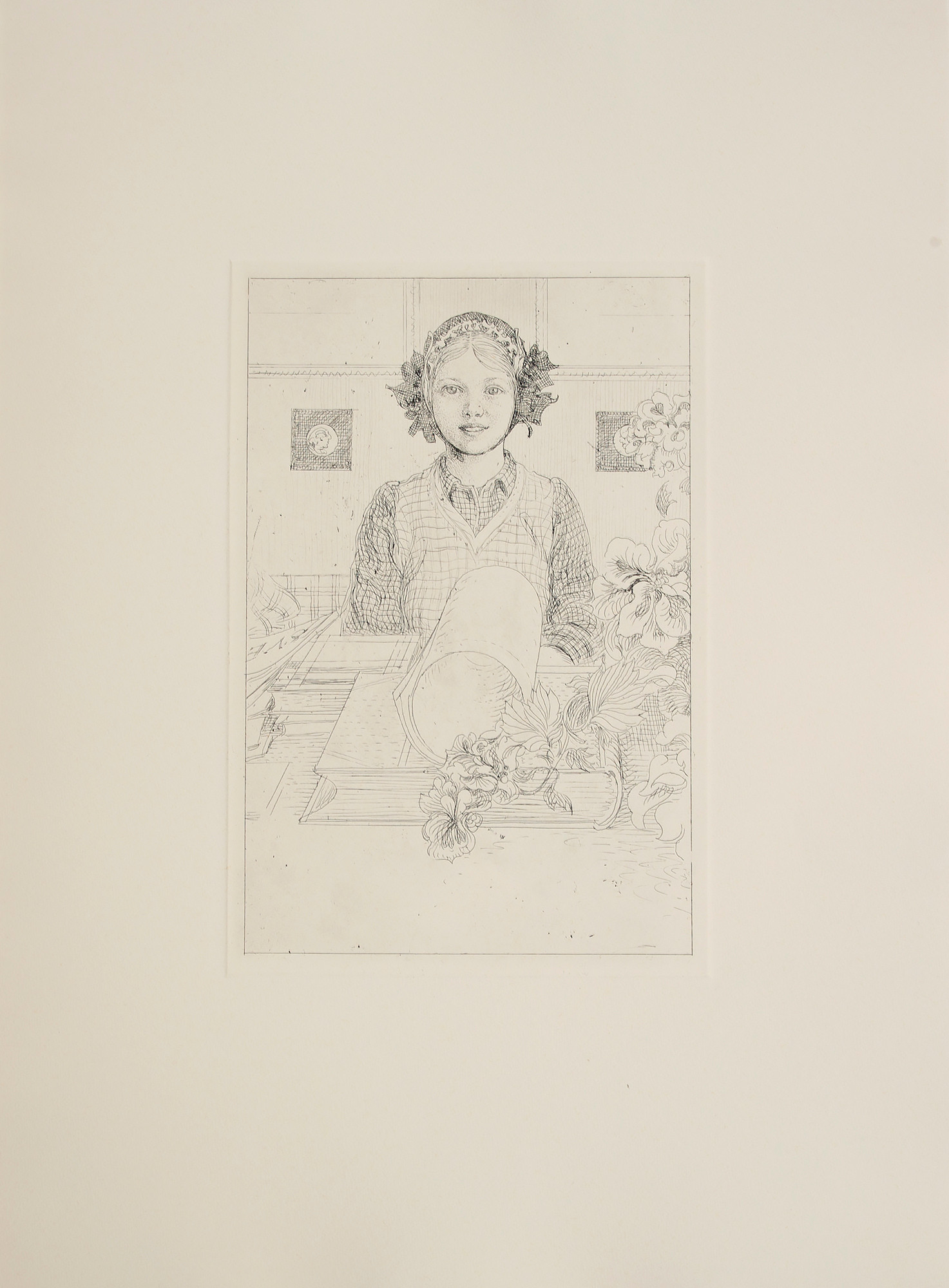 Images for 2445649. CARL LARSSON. After. folder with 6 etchings, "Carl ...