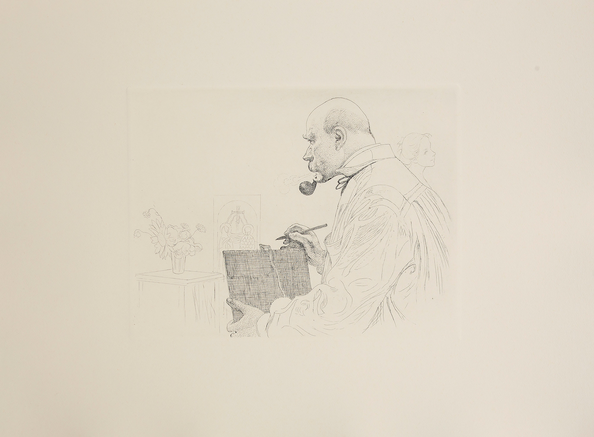 Images for 2445649. CARL LARSSON. After. folder with 6 etchings, "Carl ...
