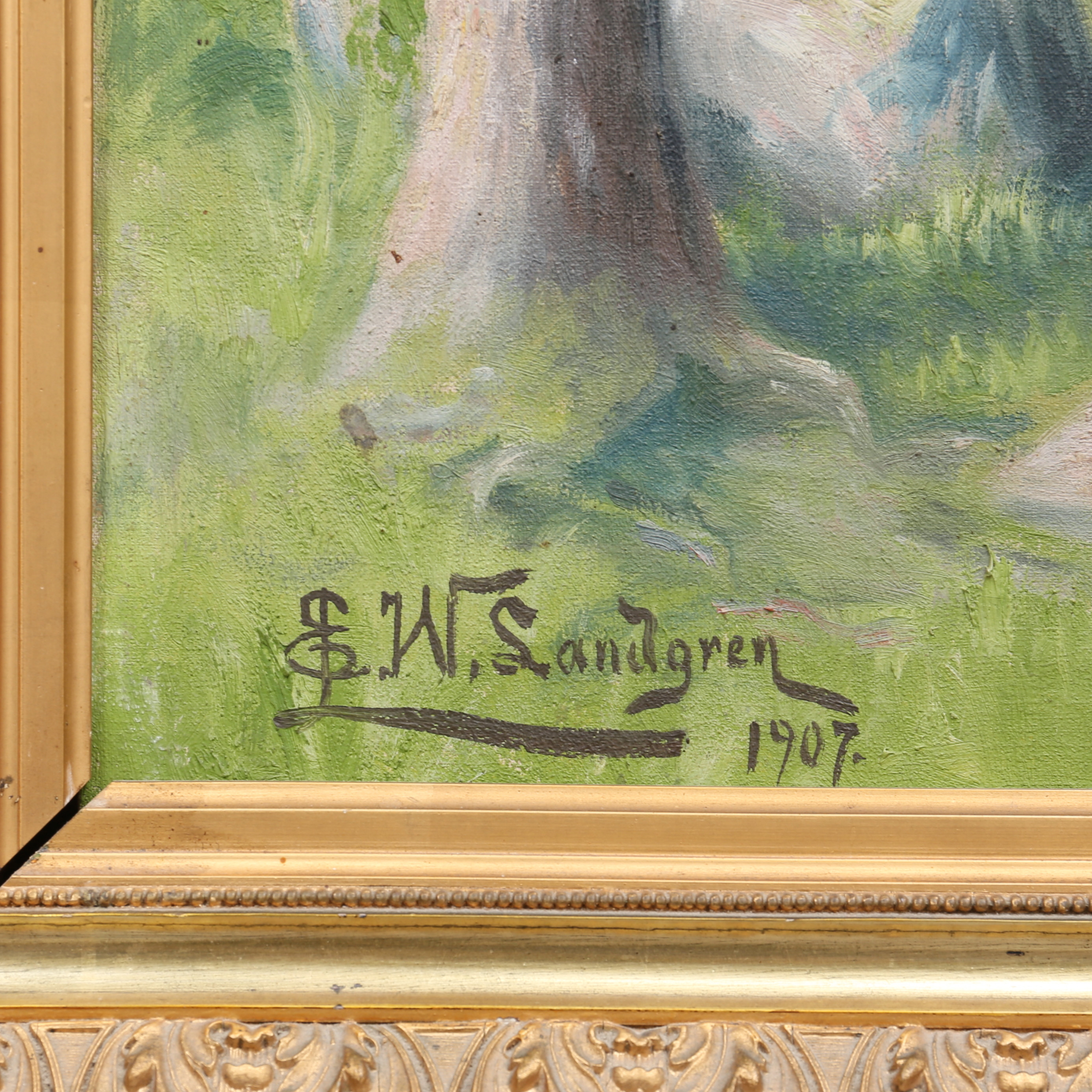 Images for 2447712. OIDENTIFIERAD KONSTNÄR. Rural landscape. Oil on ...