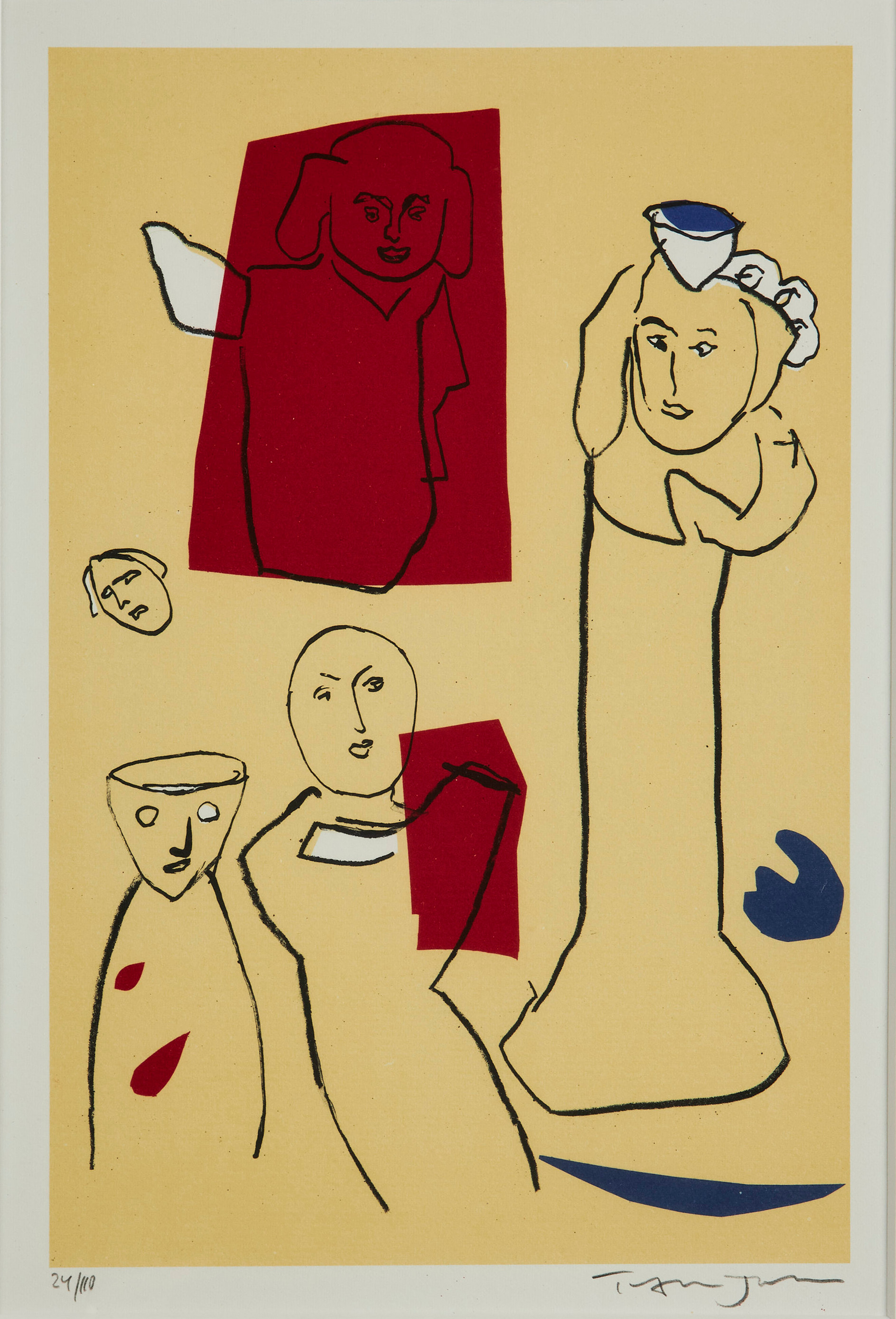 Images for 2448106. TORSTEN JURELL. Figure scenes, 6 pcs., color ...