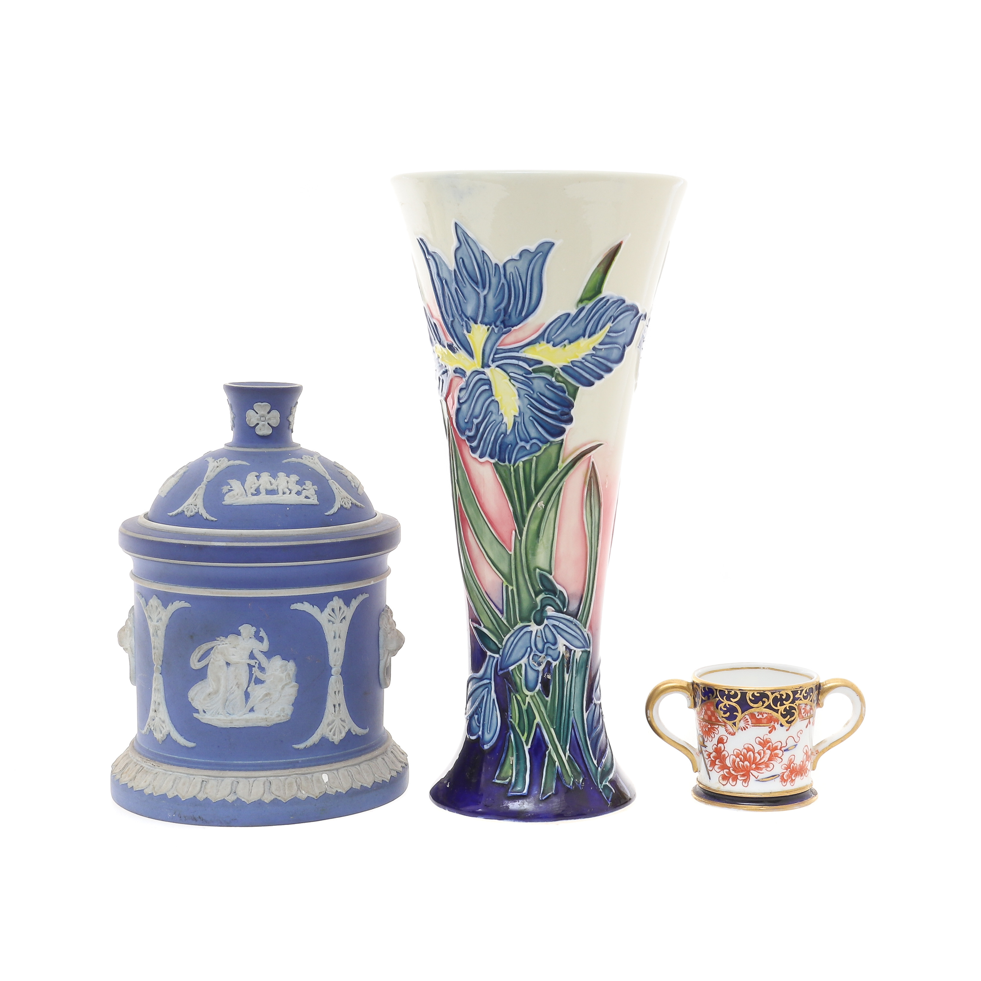 Images for 2451967. AN OLD TUPTON WARE HAND PAINTED VASE. - Auctionet