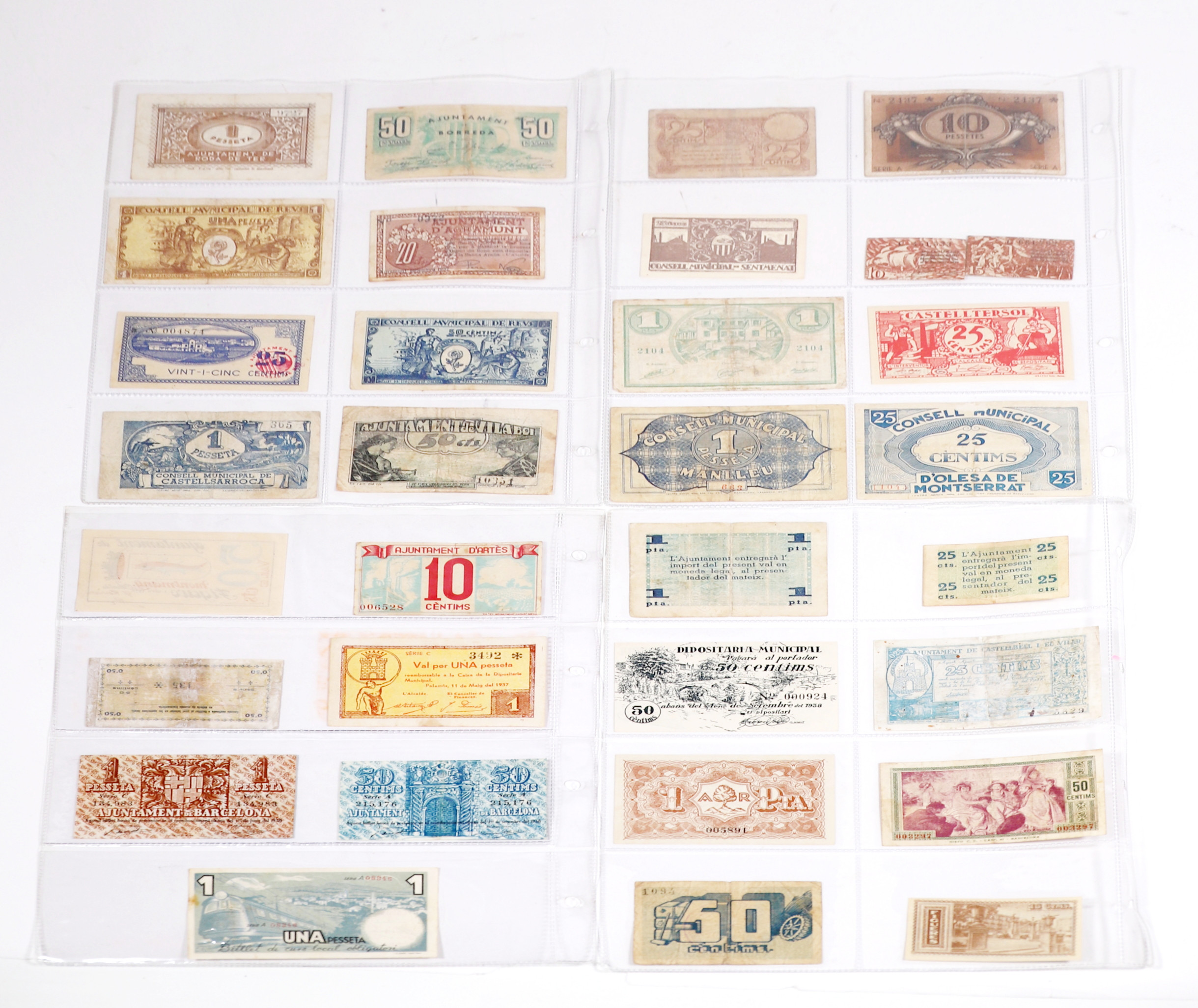 Images for 2452865. COLLECTION OF 32 BANKNOTES OF VILLAGES OF CATALONIA ...